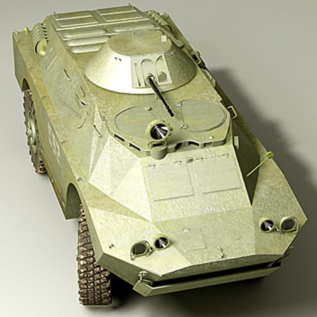 Brdm Btr-40p-2 Btr 3d Model
