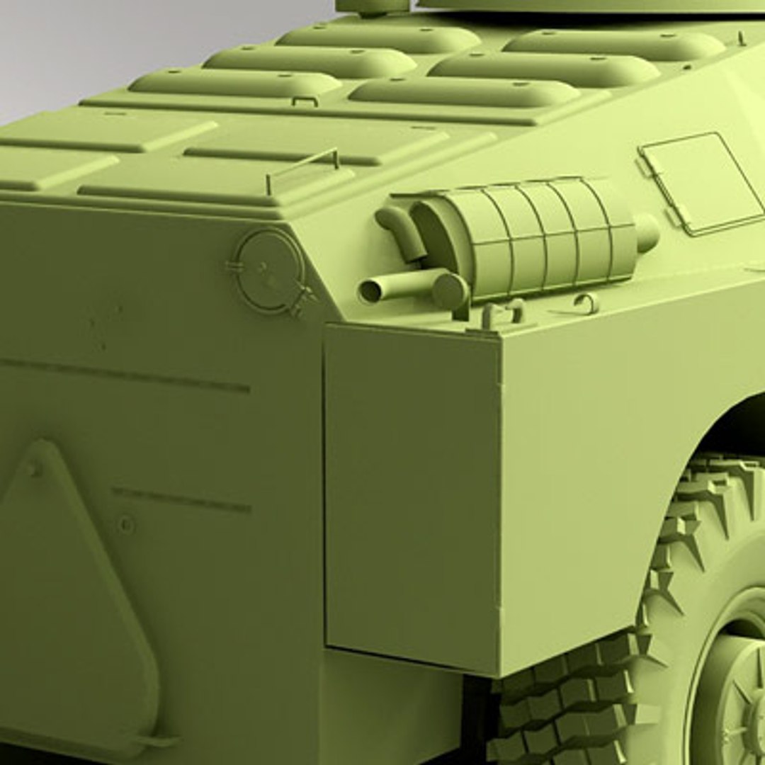 Brdm Btr-40p-2 Btr 3d Model