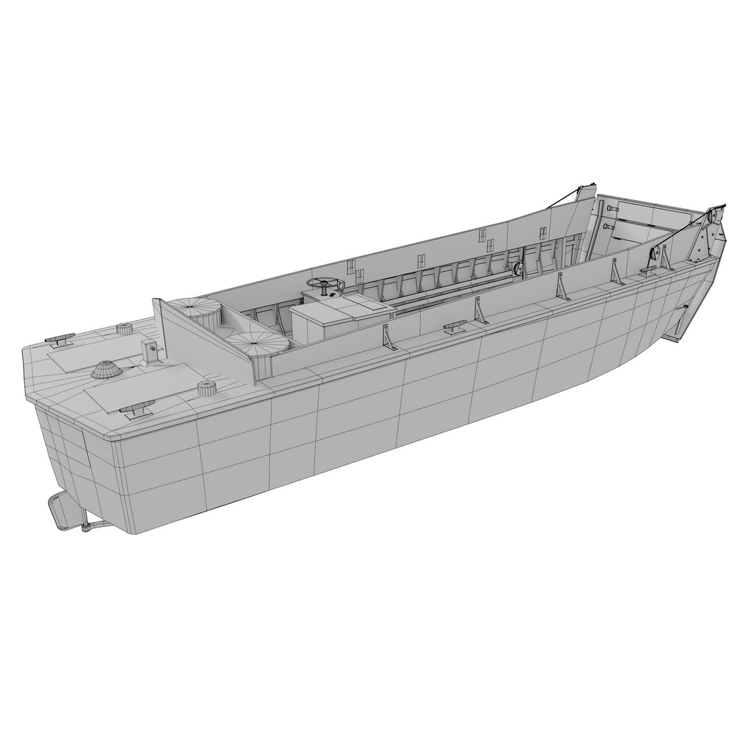 Landing Craft - Boat Model - TurboSquid 1708387