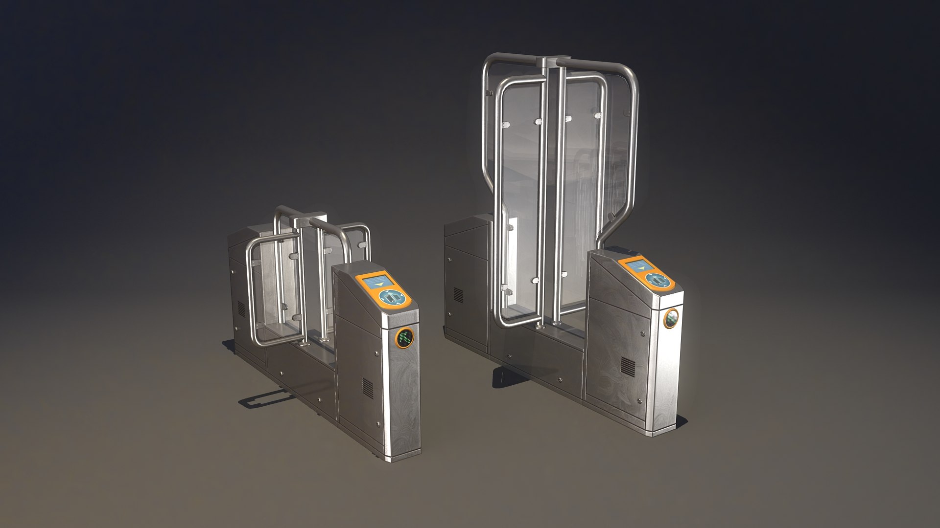 Turnstile Gate 1 3D model - TurboSquid 1930997