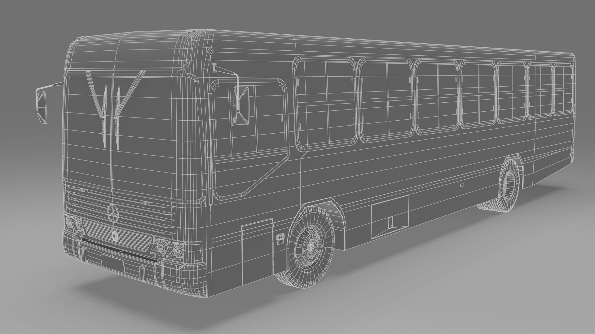 Marcopolo Torino GV MB OF-1620 Mageli 3D Model - TurboSquid 2018161