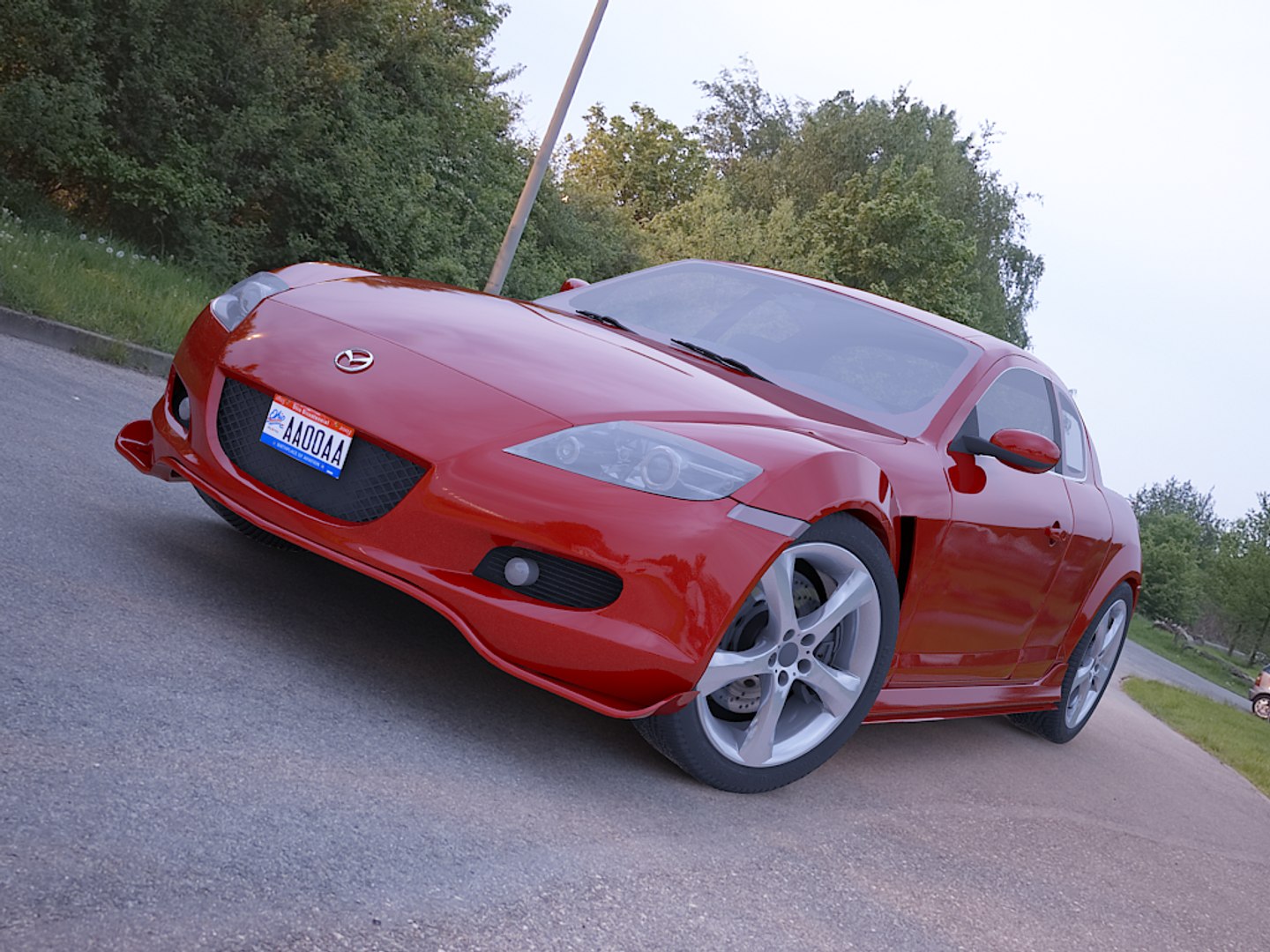 3ds Max Mazda Rx-8