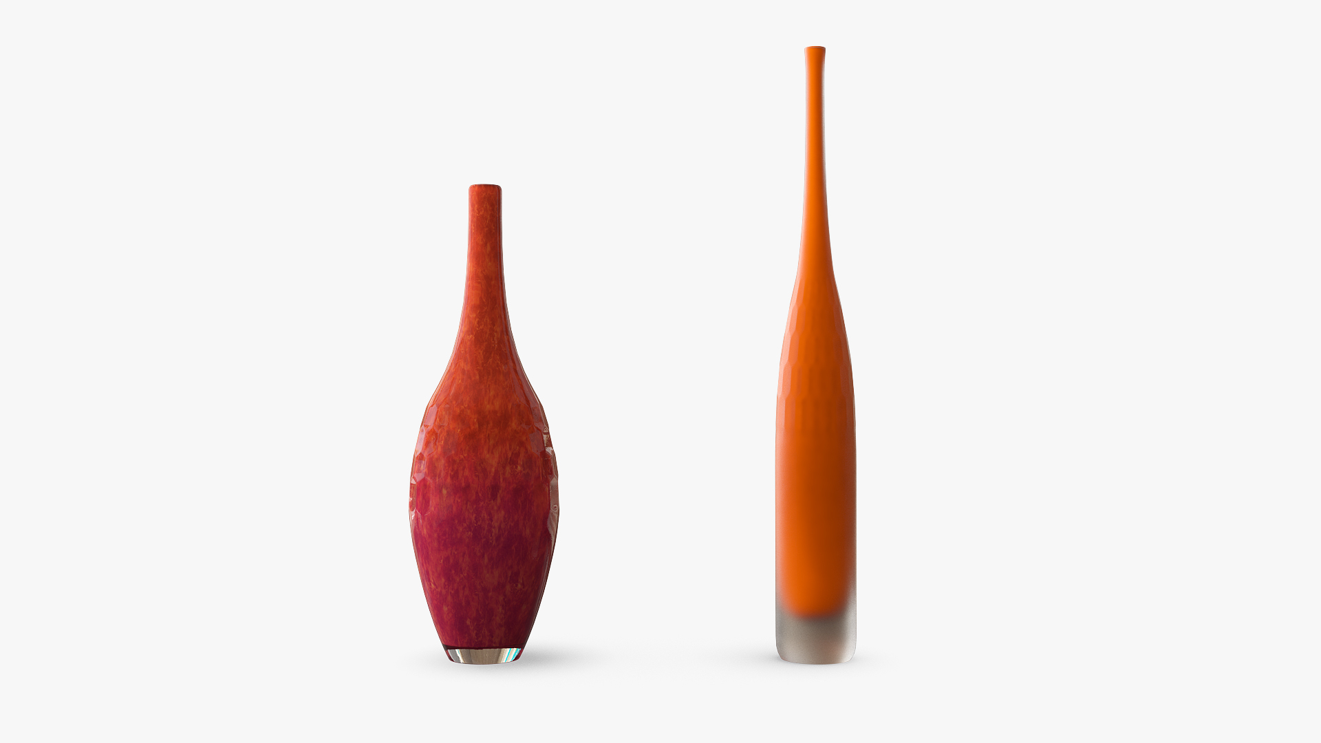 3D Model Glass Modern Vases Set - TurboSquid 1472280