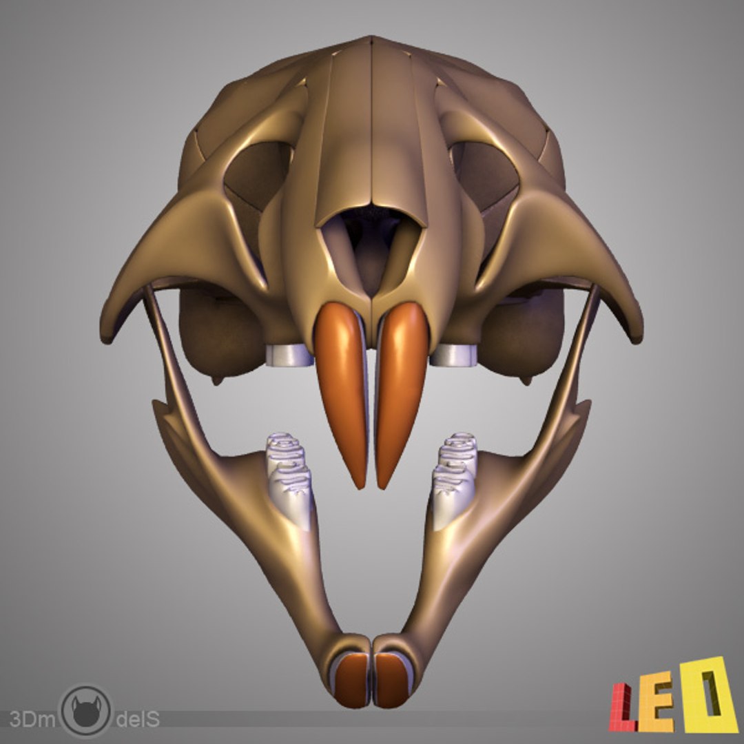 Rat Skull Separated Bones Anatomy 3d Max