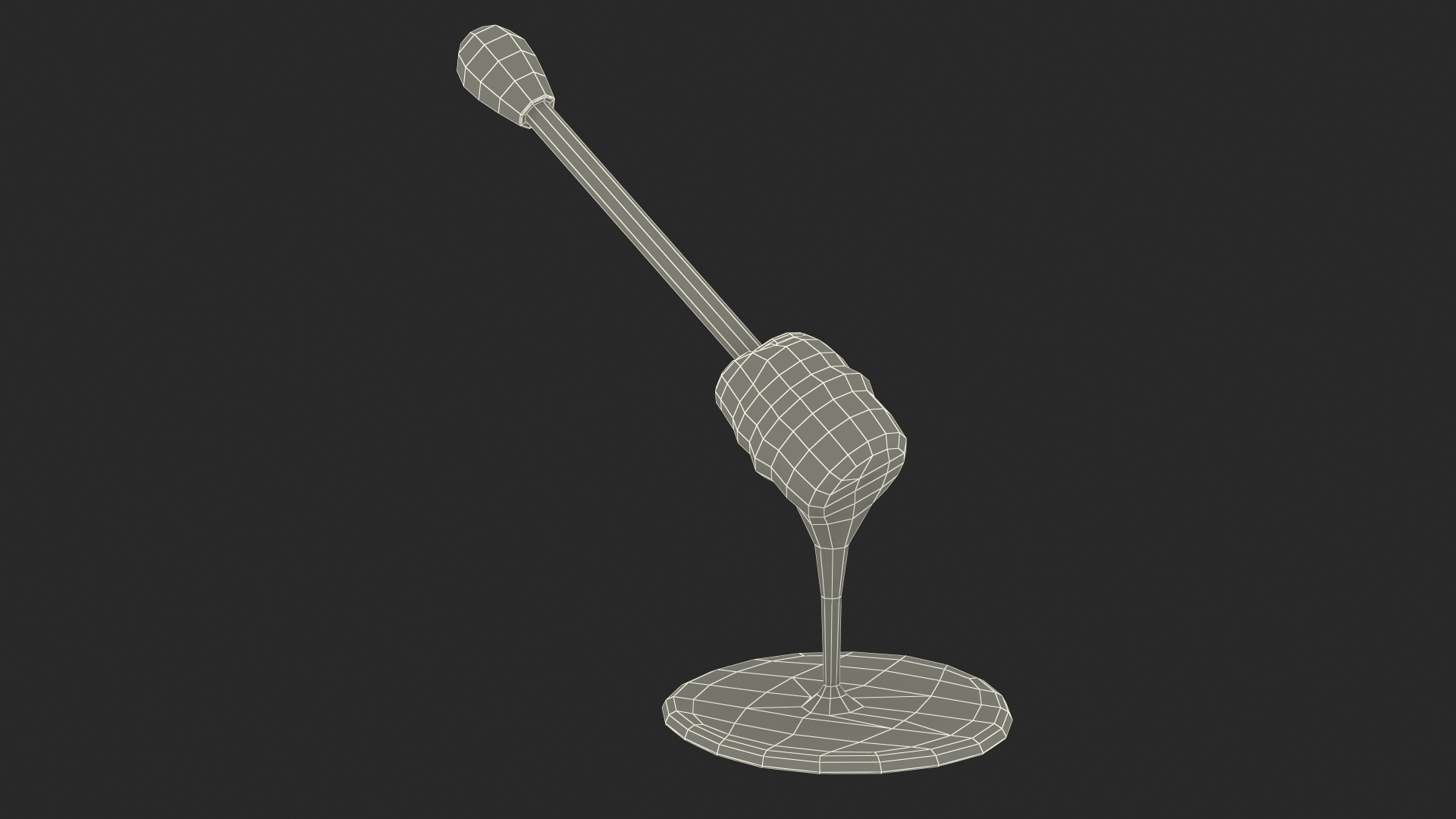 3D Model Honey Dripping Wooden Drizzler - TurboSquid 1611300