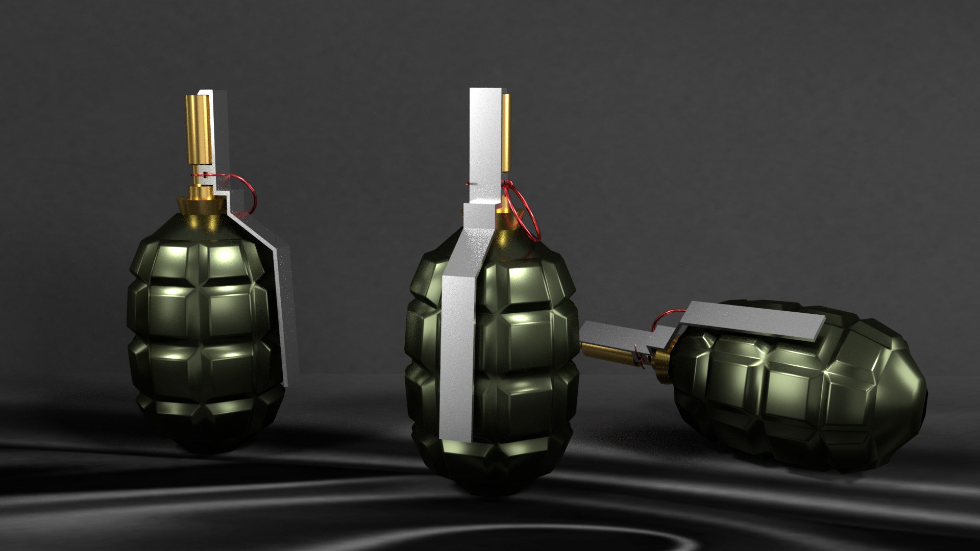 3D grenade model - TurboSquid 1935694