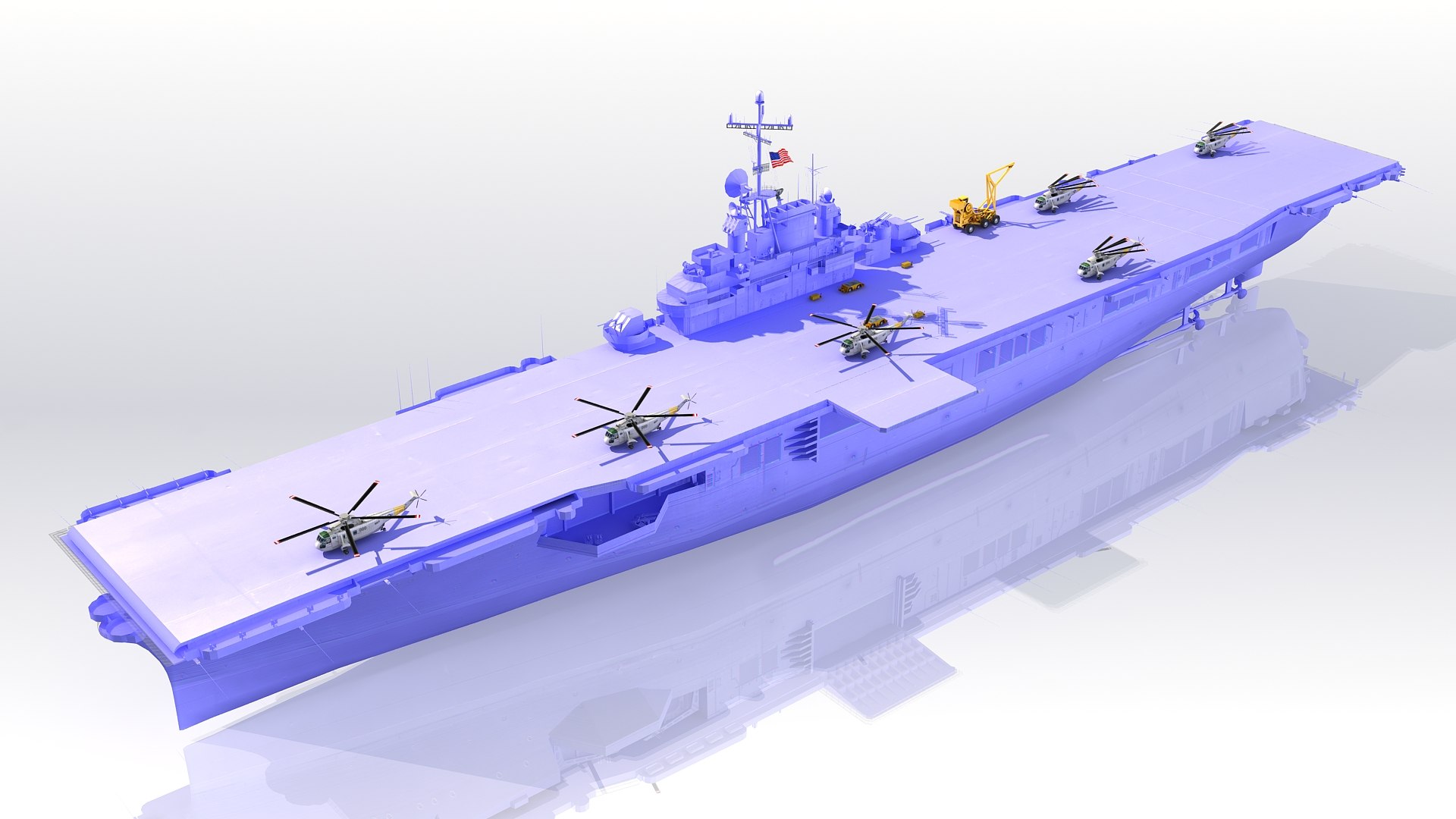 3D USS Boxer LPH-4 CV-21 model - TurboSquid 2077057