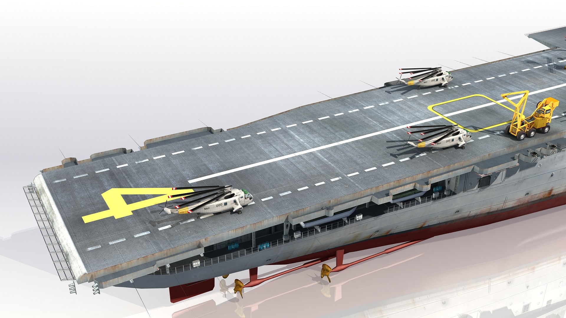 3D USS Boxer LPH-4 CV-21 model - TurboSquid 2077057
