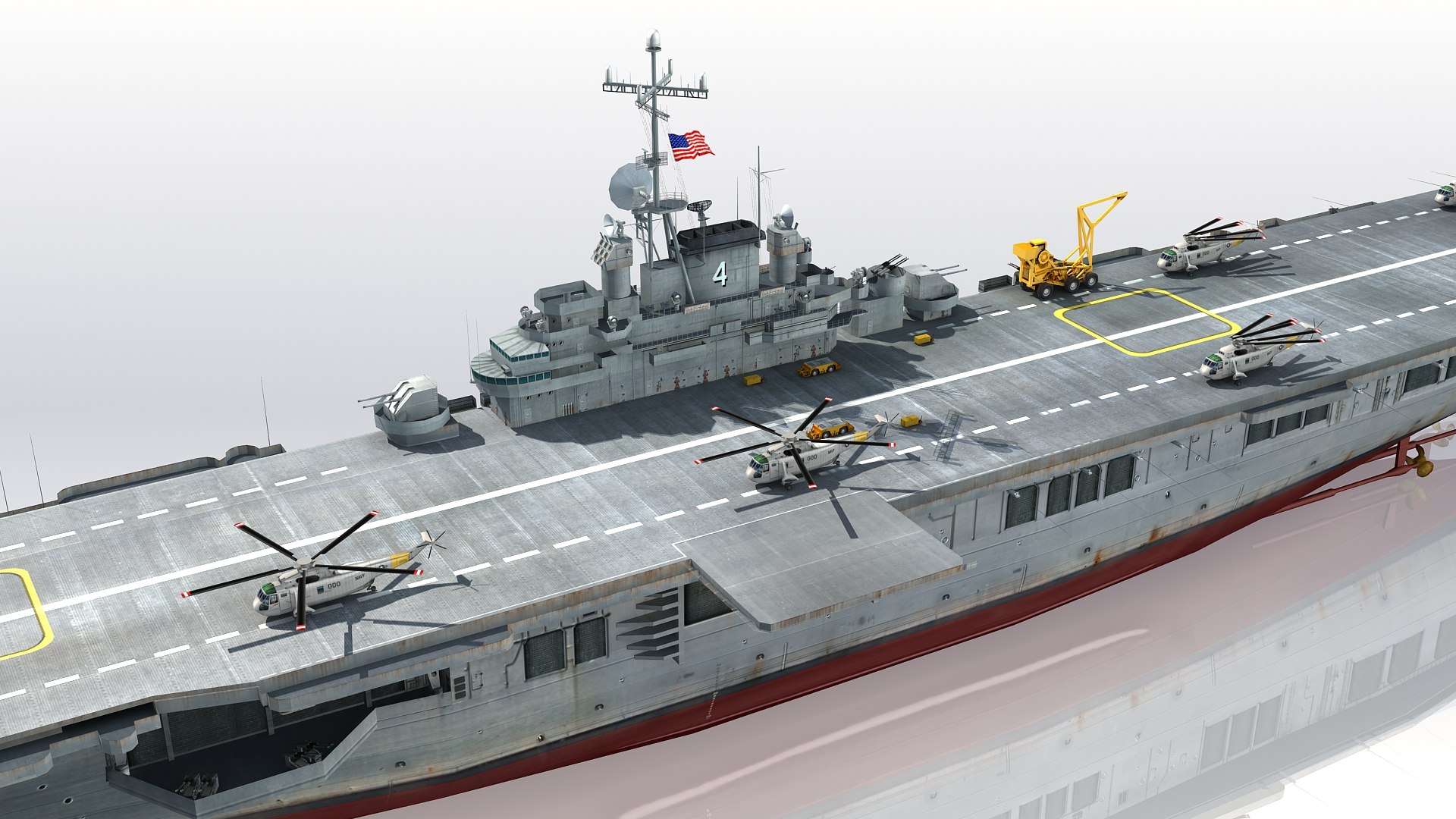 3D USS Boxer LPH-4 CV-21 model - TurboSquid 2077057
