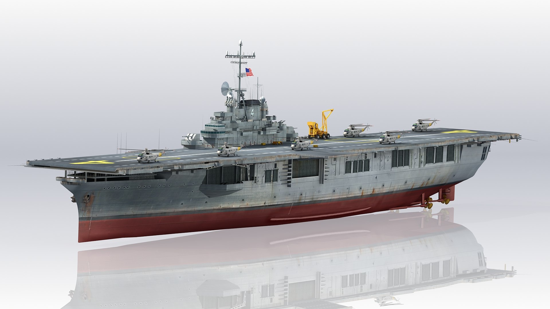 3D USS Boxer LPH-4 CV-21 model - TurboSquid 2077057