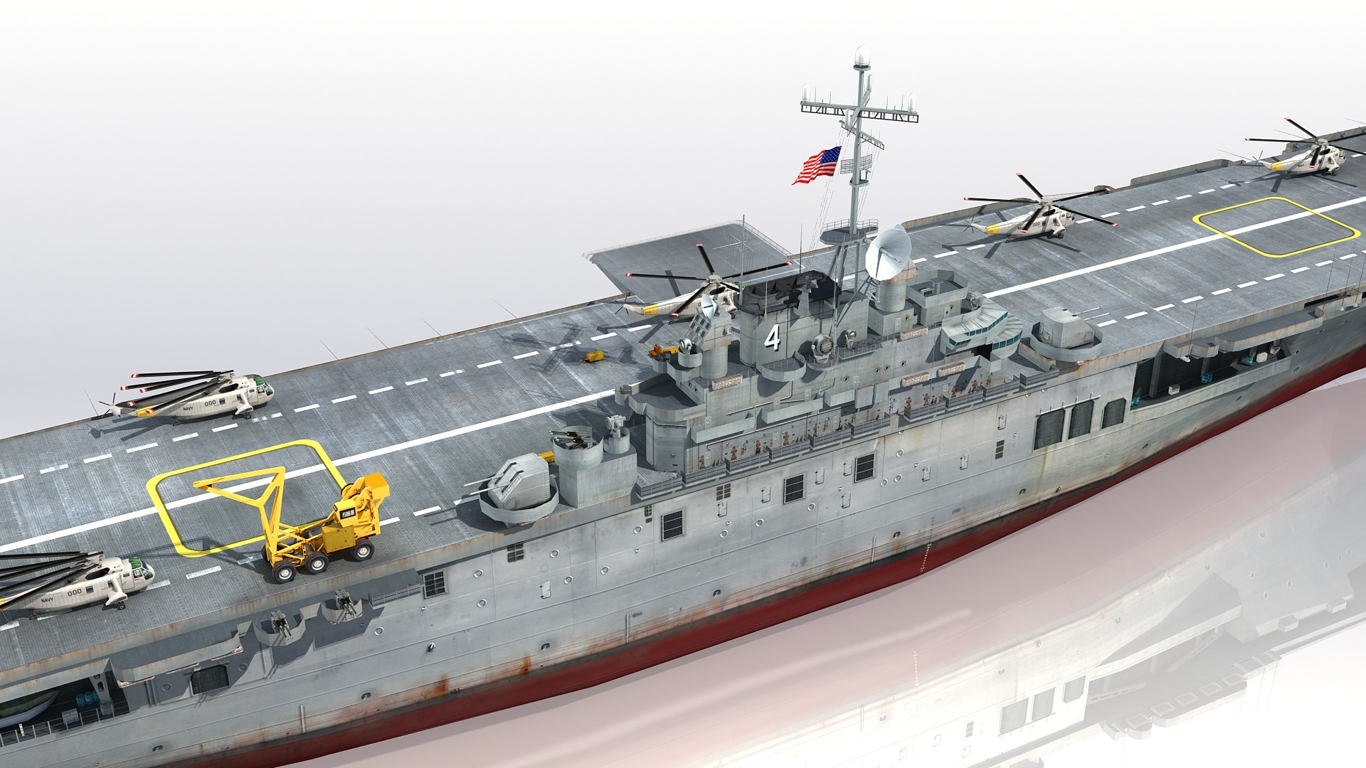 3D USS Boxer LPH-4 CV-21 model - TurboSquid 2077057