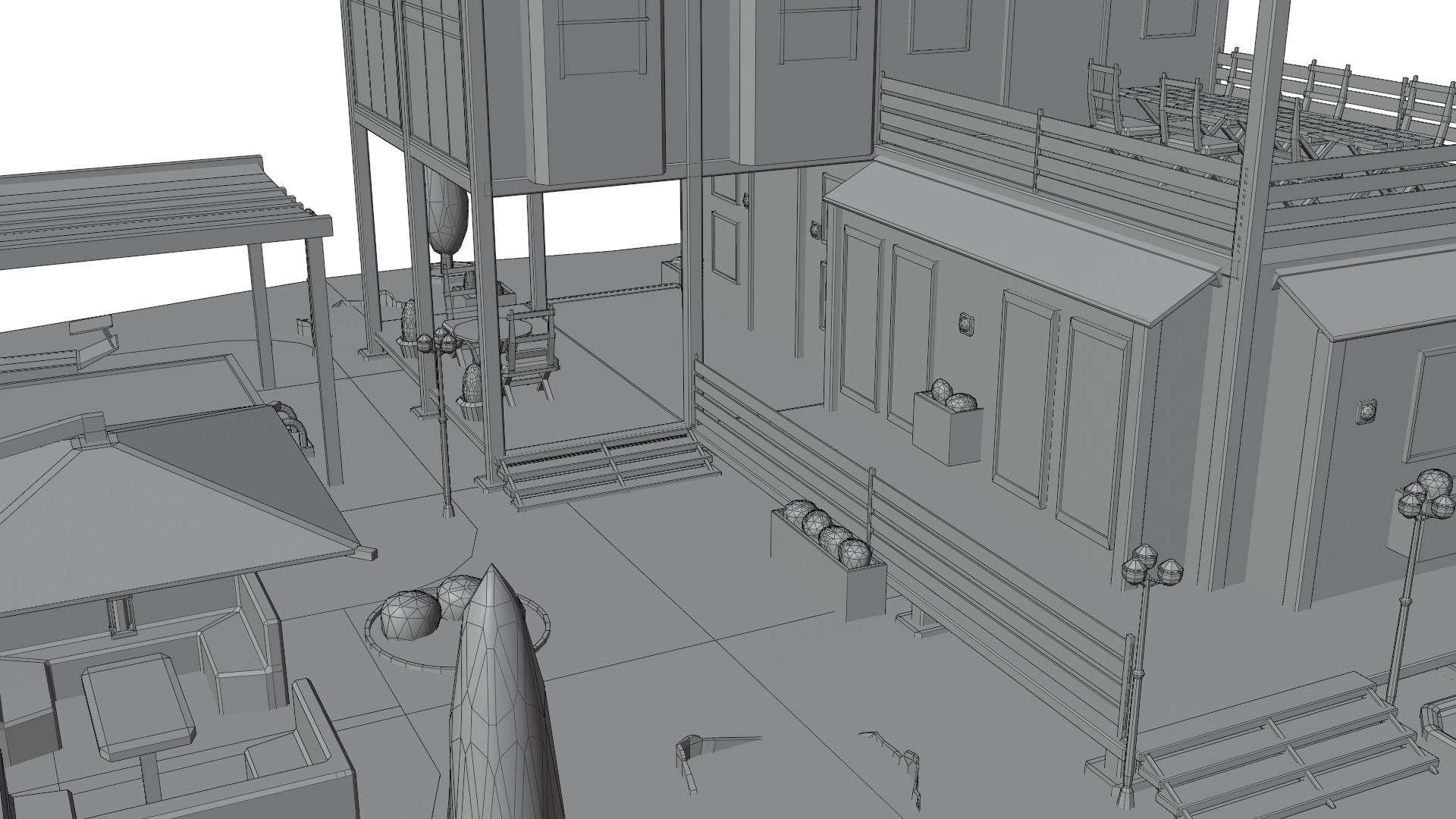 3D Model Modern House - 3 - Low Poly - Textured - TurboSquid 1715235