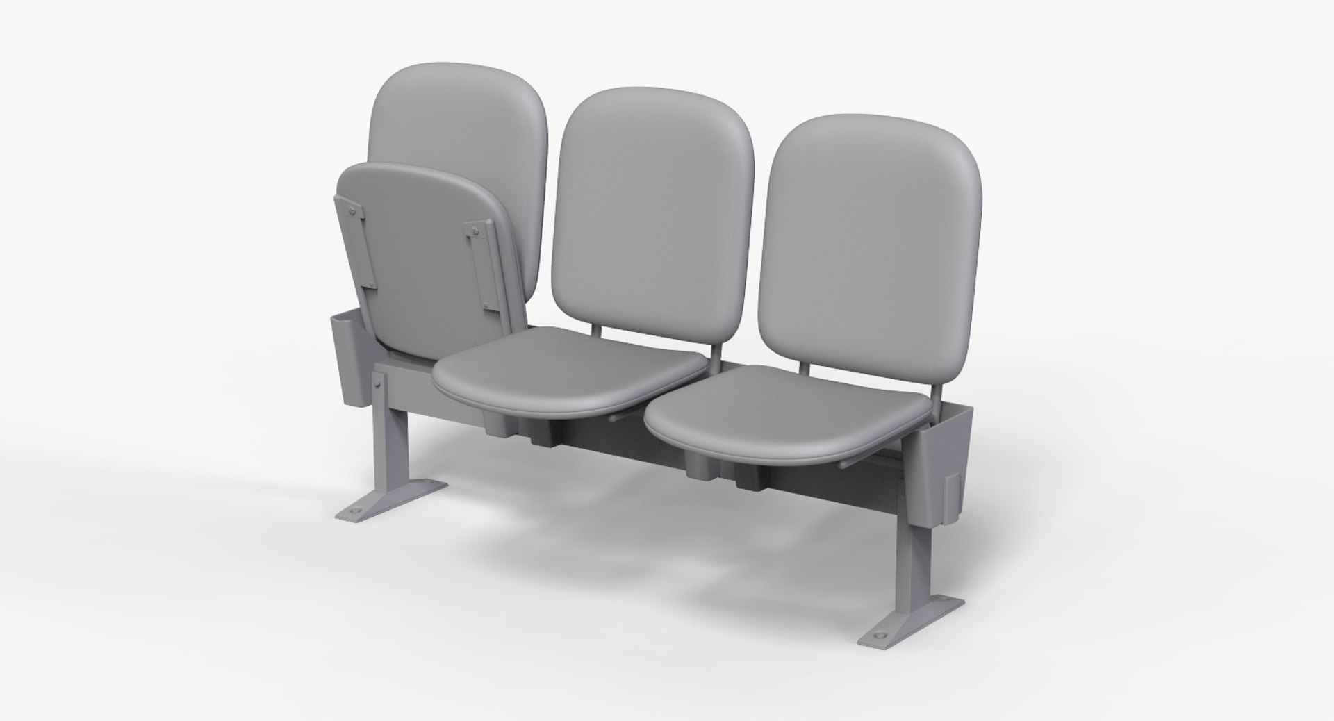 Row 3 Seater Conference 3D Model - TurboSquid 1358092