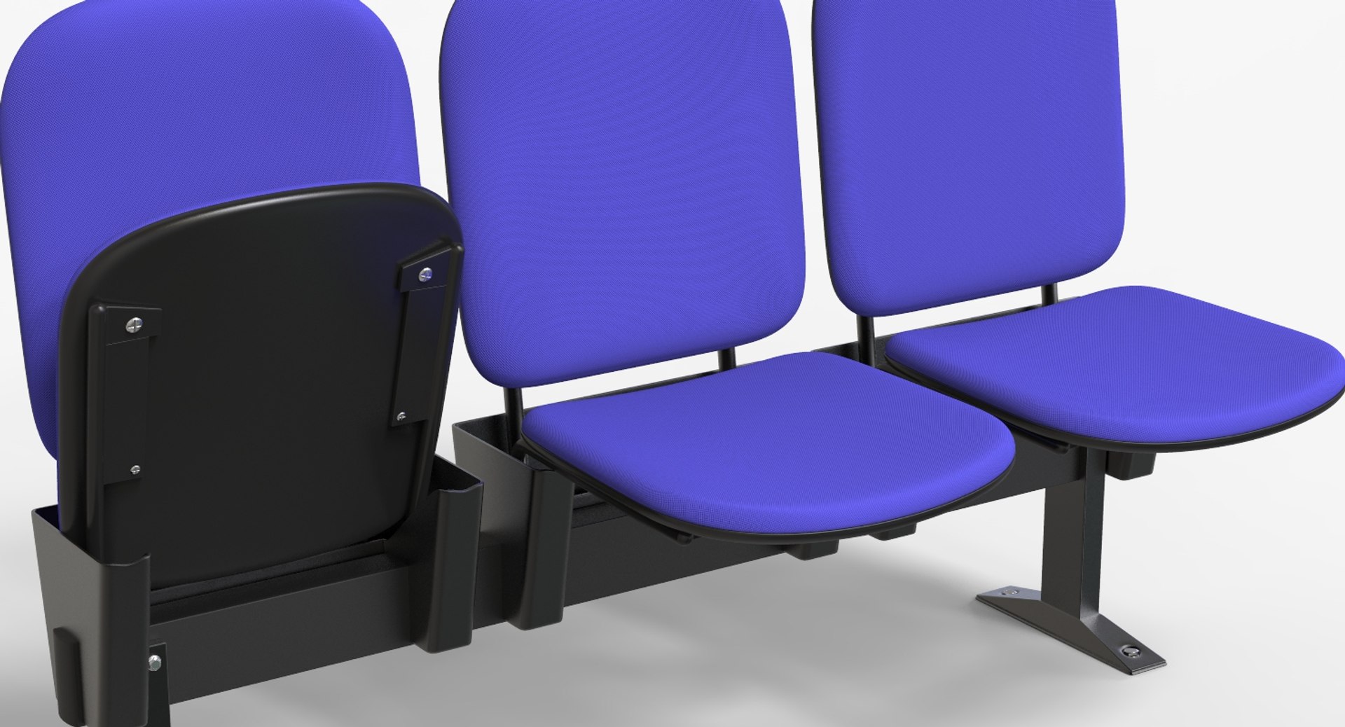 Row 3 Seater Conference 3D Model - TurboSquid 1358092