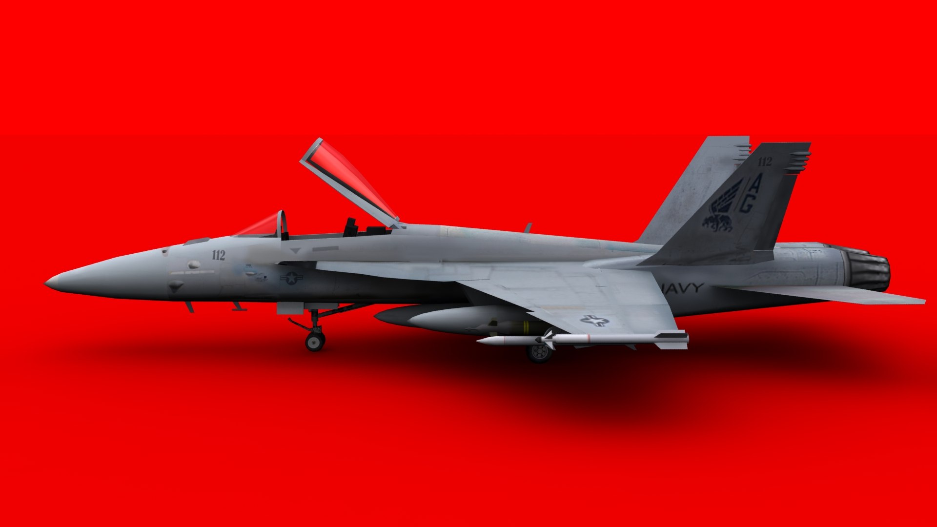3D F-18 Super Hornet Model - TurboSquid 1914299