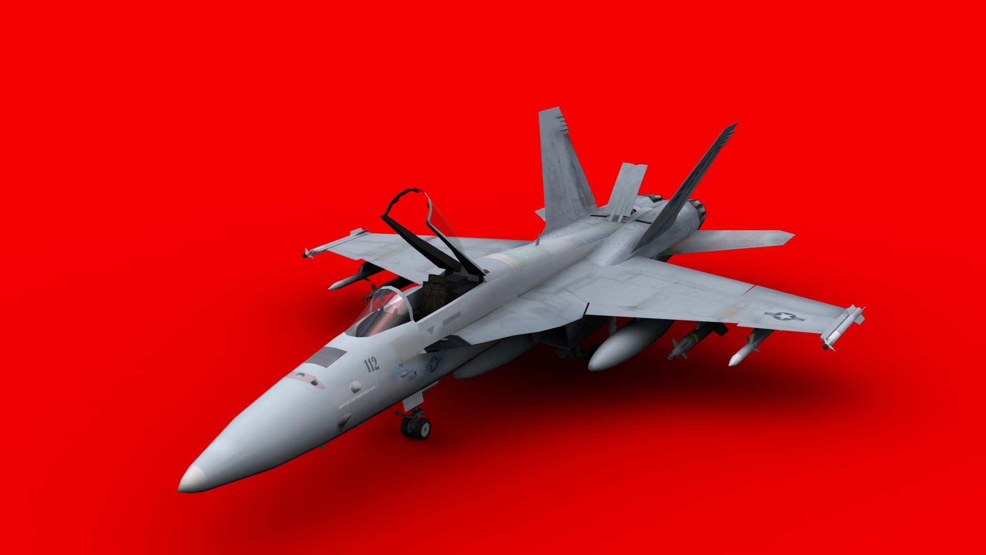 3D F-18 Super Hornet Model - TurboSquid 1914299
