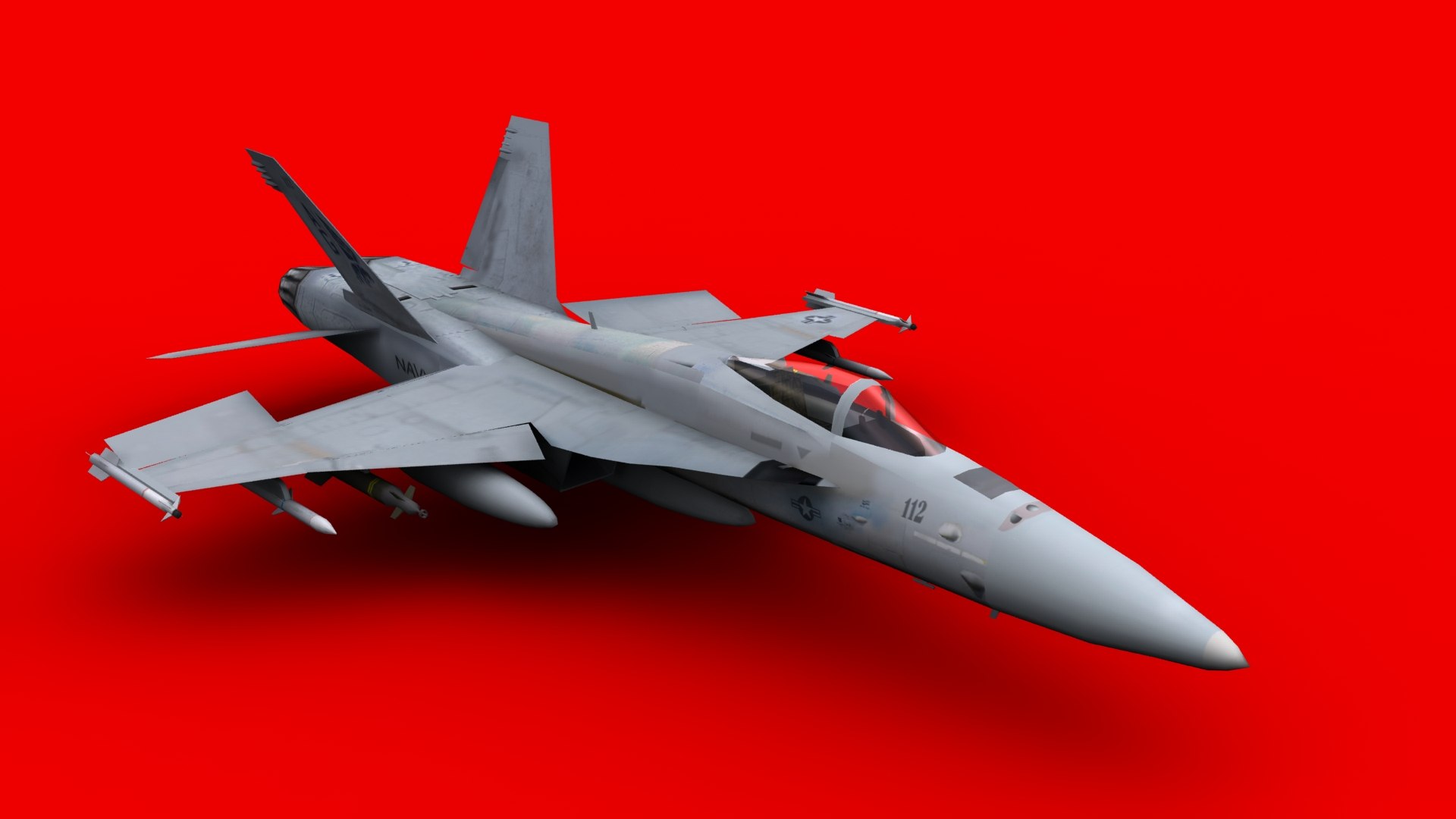 3D F-18 Super Hornet Model - TurboSquid 1914299