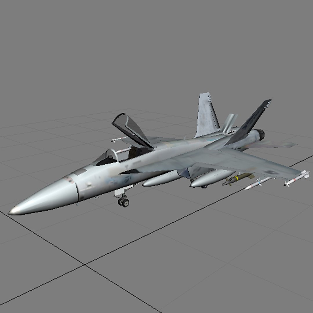 3D F-18 Super Hornet Model - TurboSquid 1914299