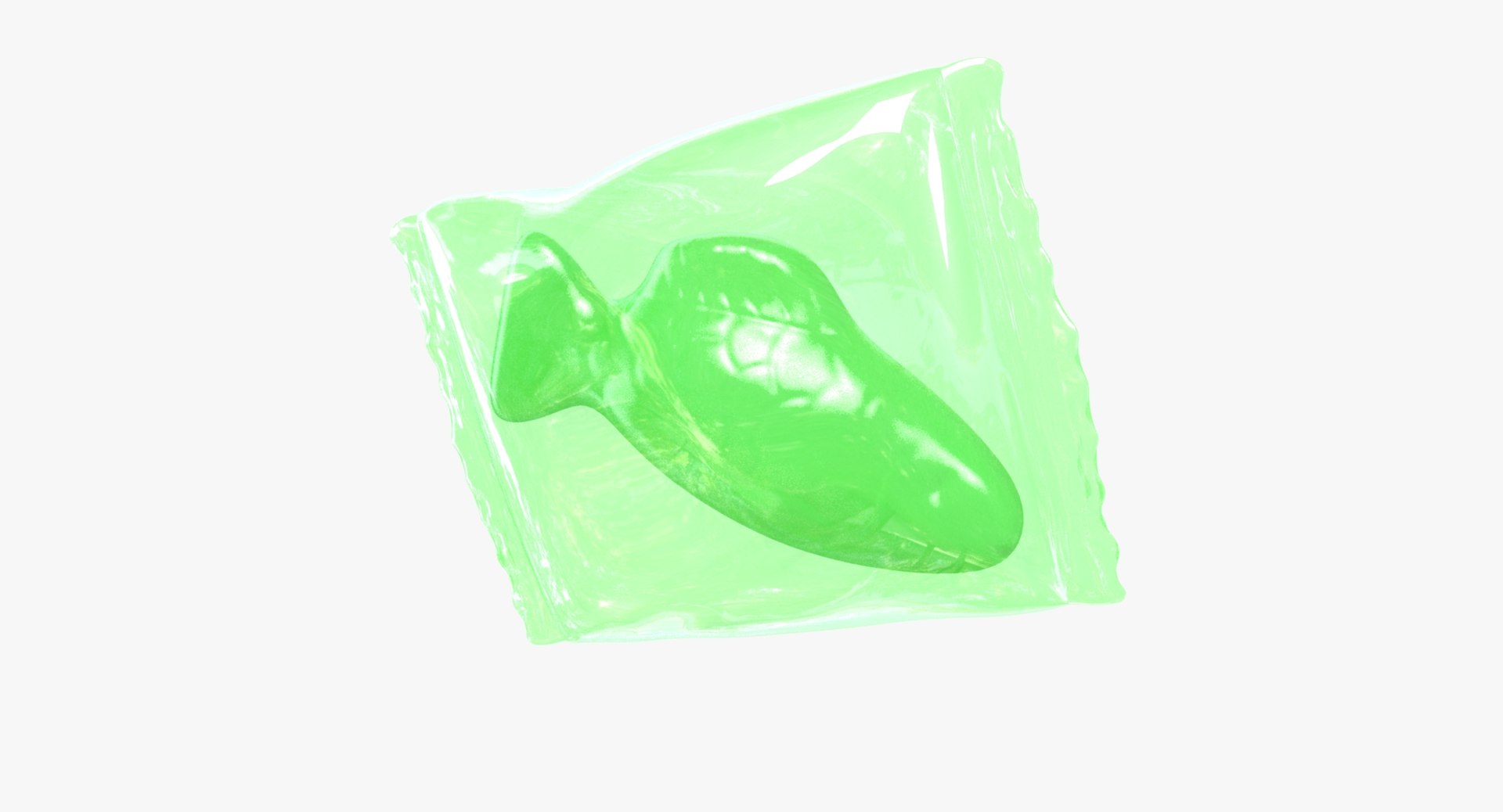 Wrapped Green Fish 3D Model - TurboSquid 1158466