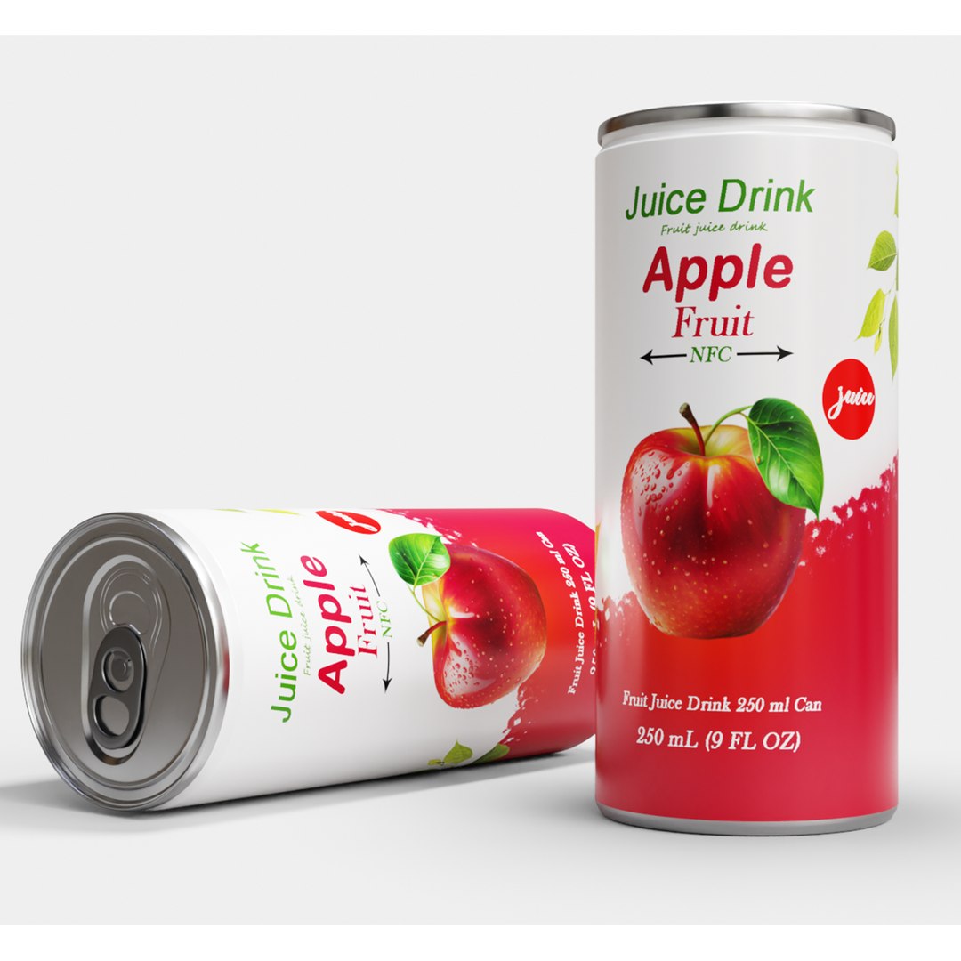 Fruit Juice Drink 3D Model - TurboSquid 2212621