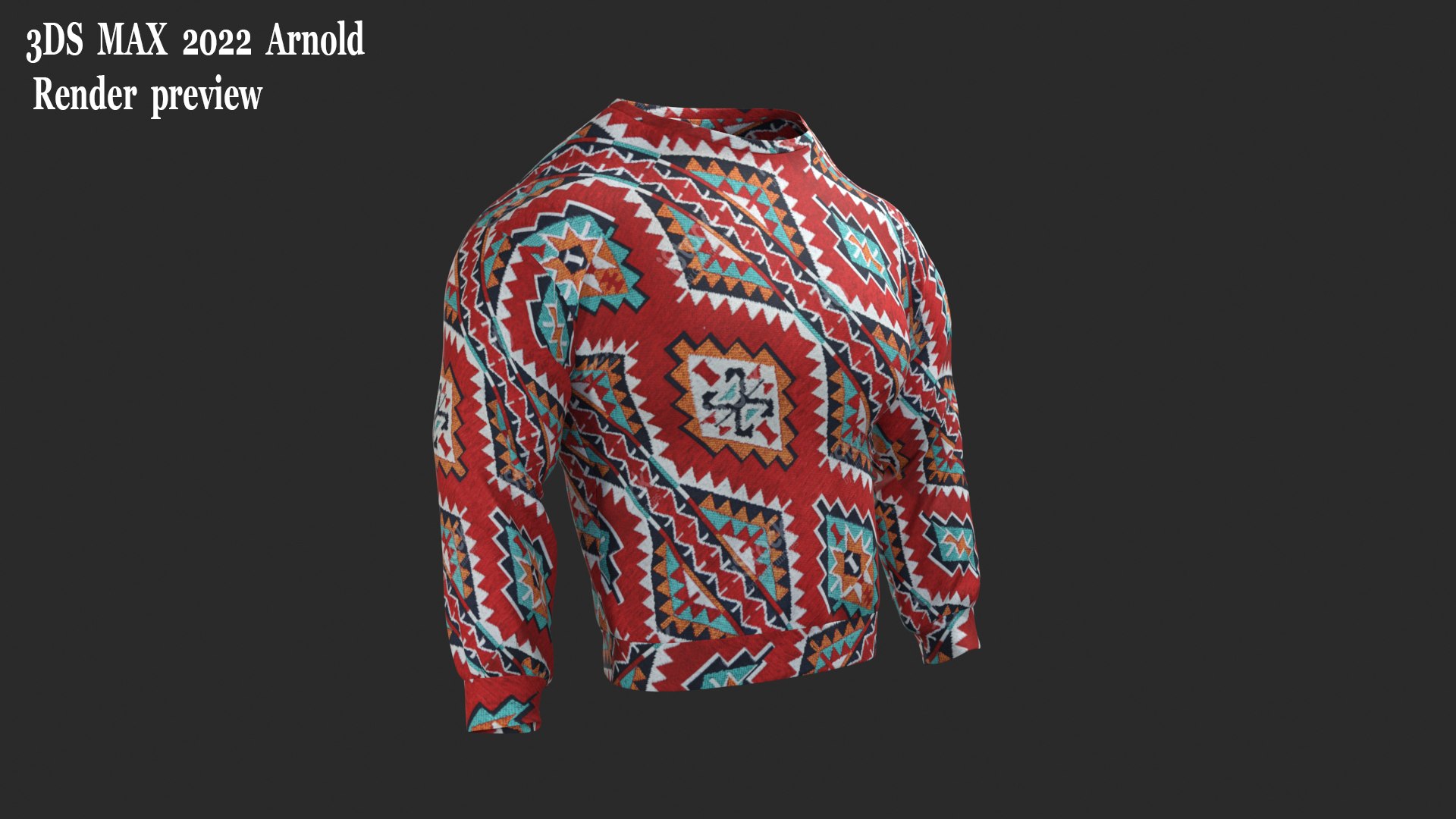 3D T-shirt Traditional Red - TurboSquid 2082023