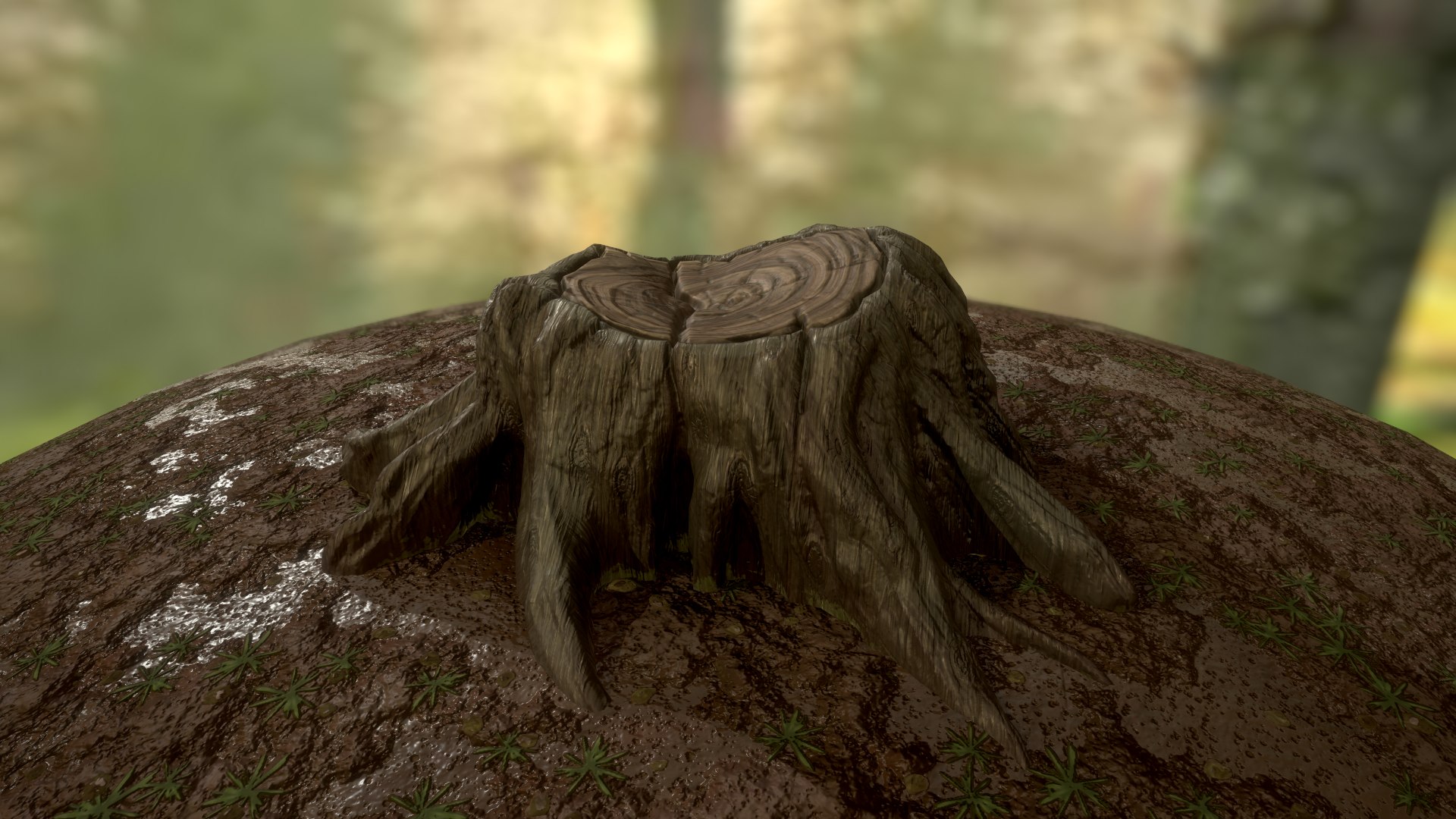 Tree Stump 3D - TurboSquid 1990900