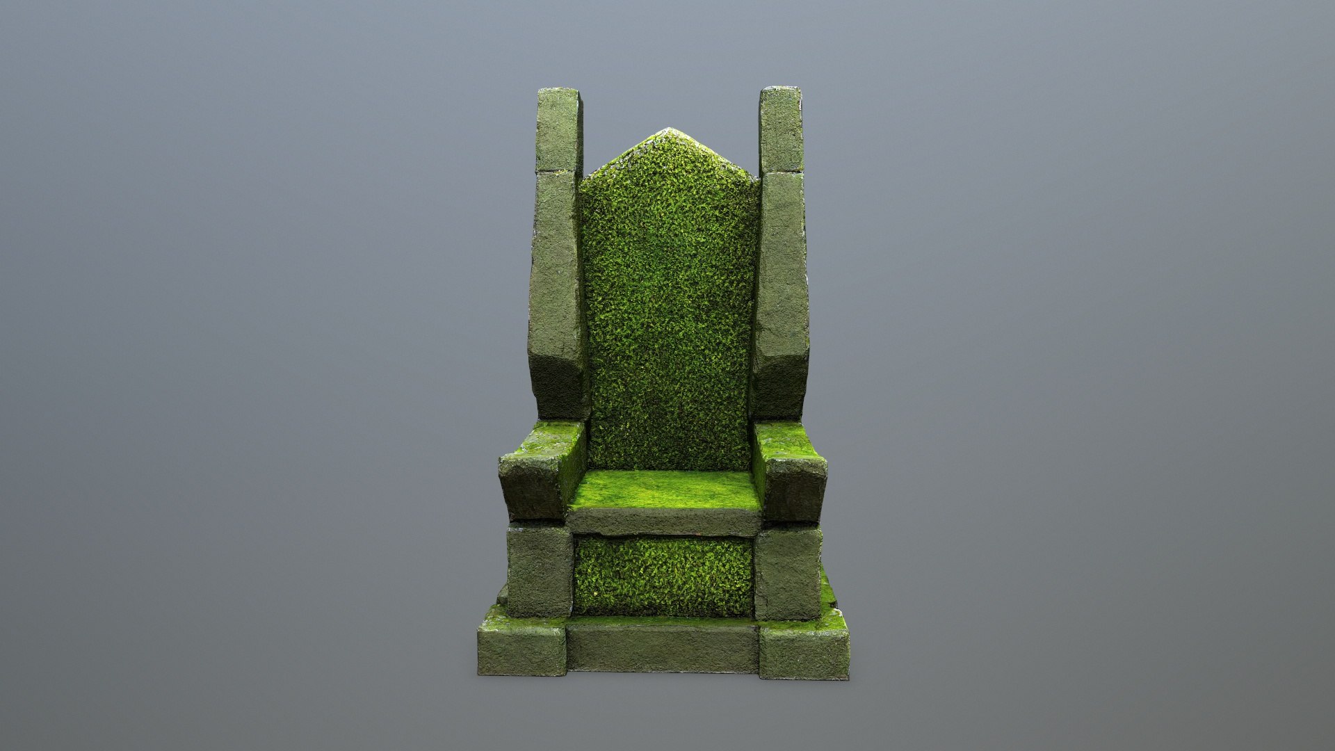 3D Stone Throne Model - TurboSquid 2268848