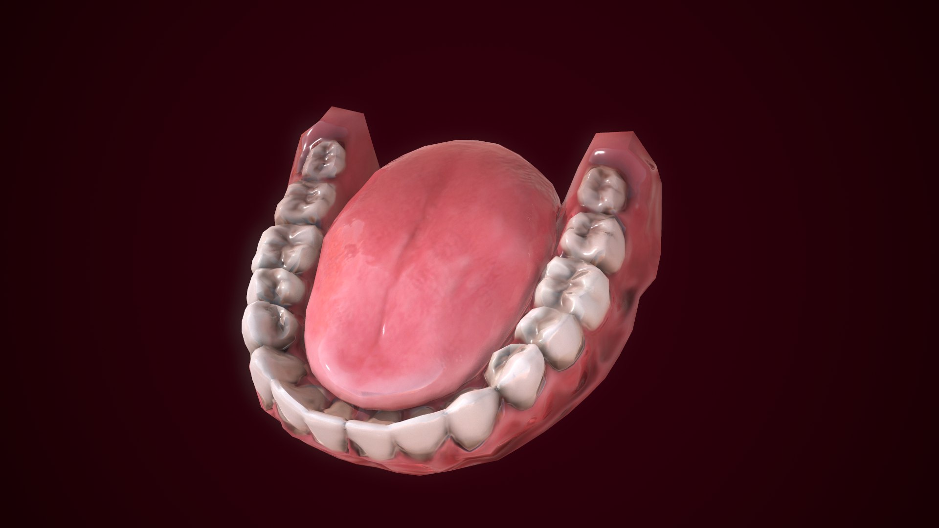 3D Teeth Mouth Character Model - TurboSquid 1688450