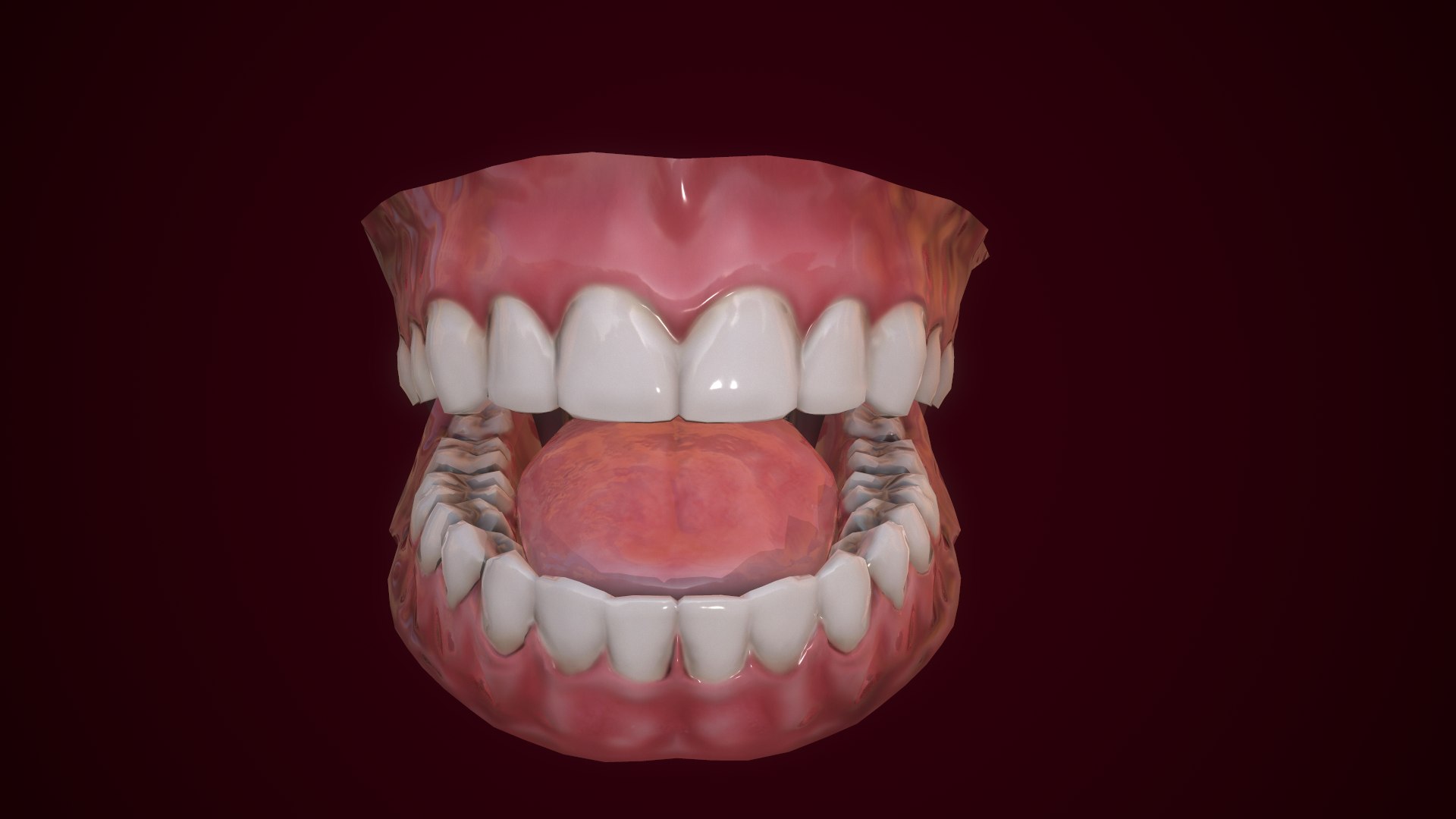 3D Teeth Mouth Character Model - TurboSquid 1688450