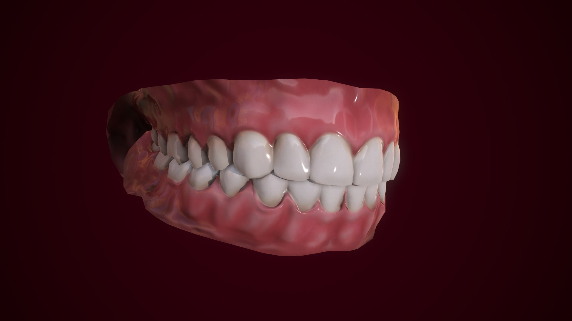 3D Teeth Mouth Character Model - TurboSquid 1688450