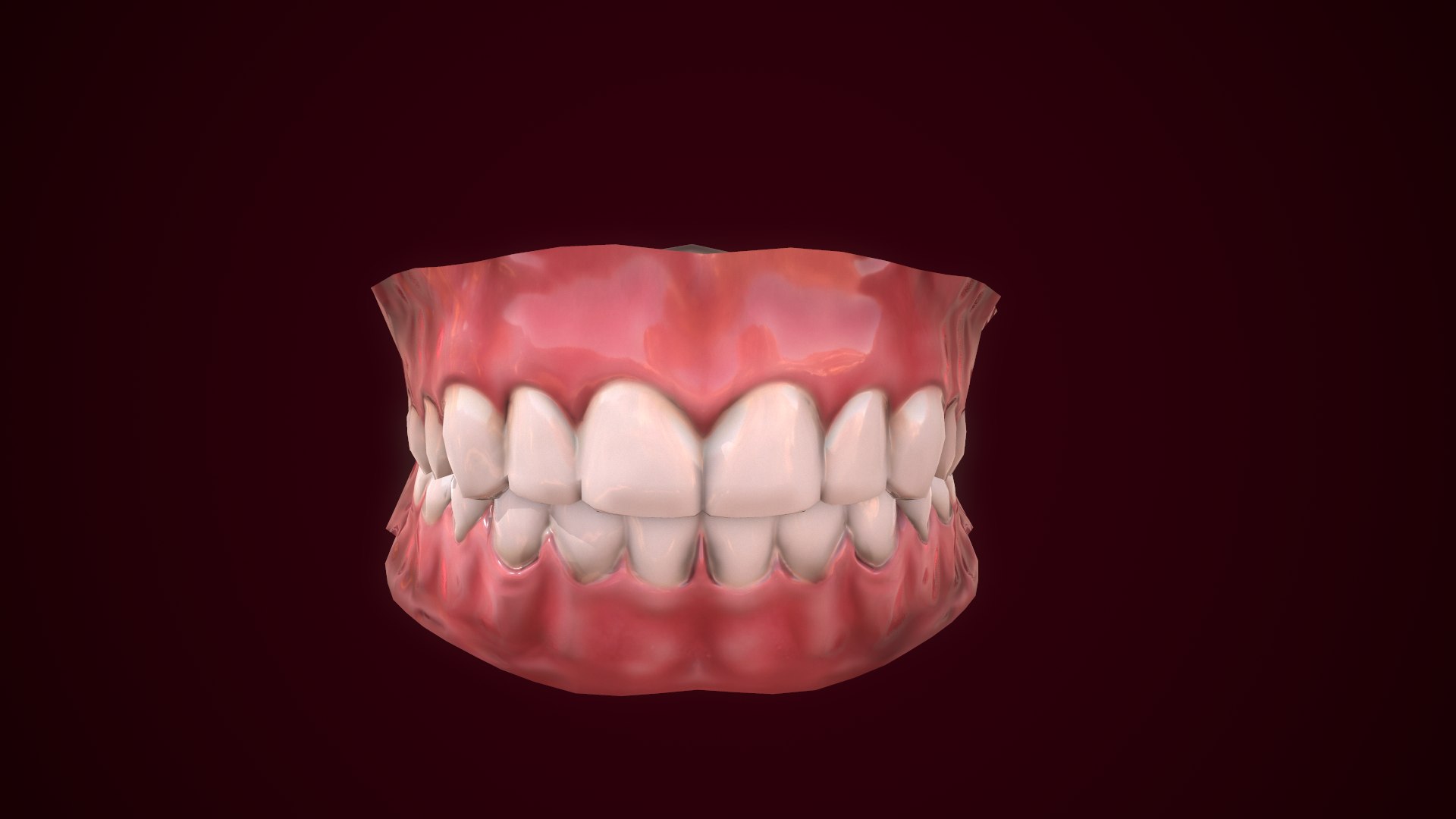 3D Teeth Mouth Character Model - TurboSquid 1688450