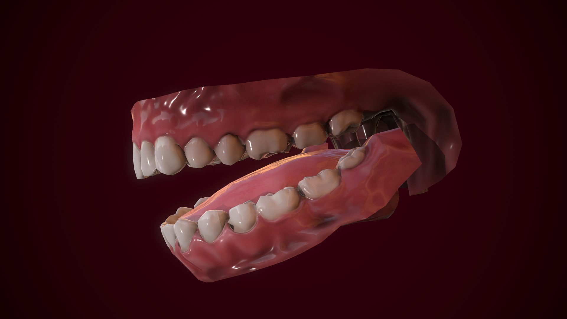 3D Teeth Mouth Character Model - TurboSquid 1688450