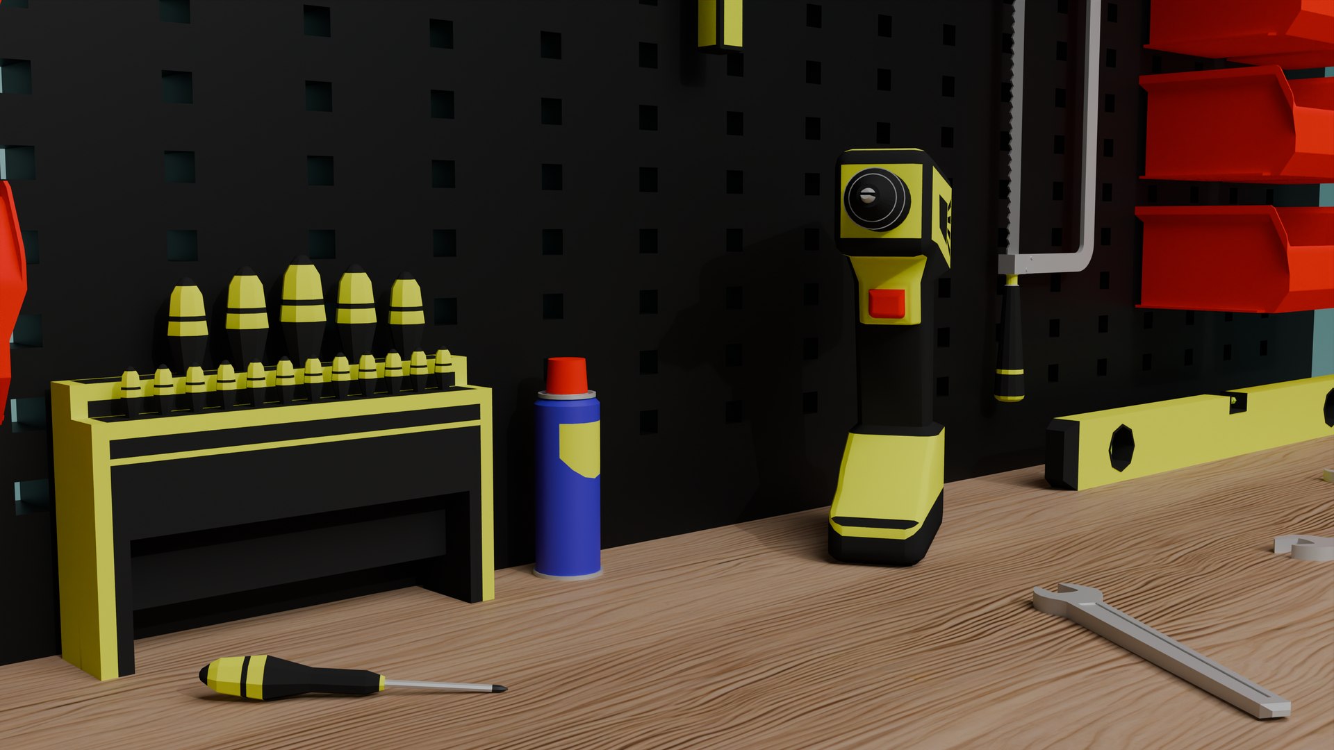 3D Workbench Model - TurboSquid 2220316