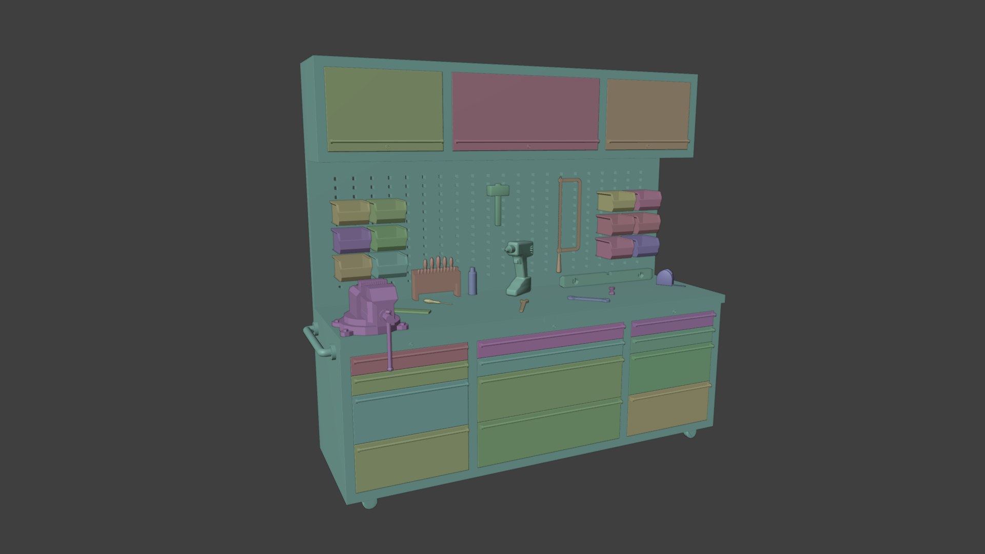 3D Workbench Model - TurboSquid 2220316
