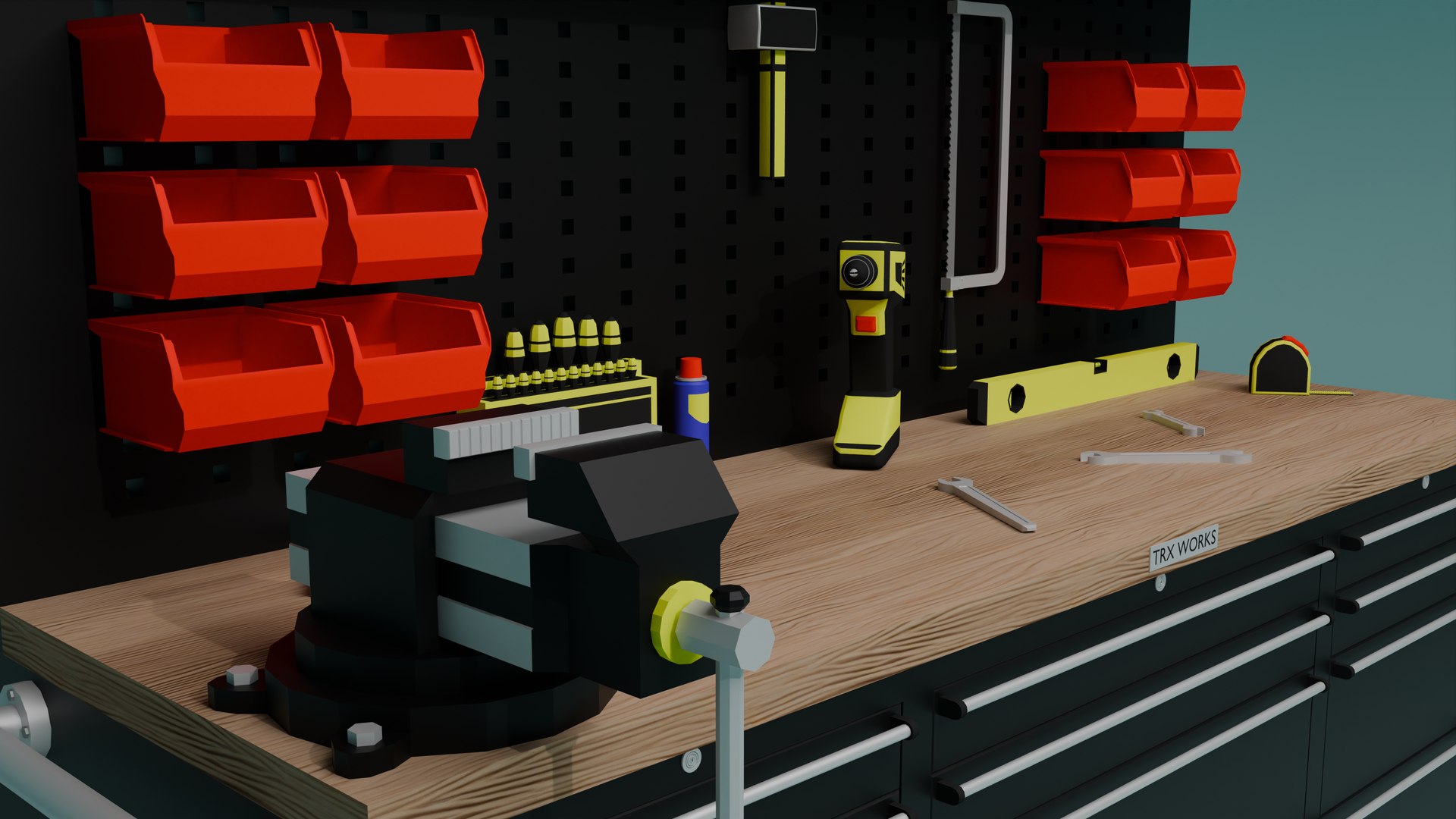 3D Workbench Model - TurboSquid 2220316