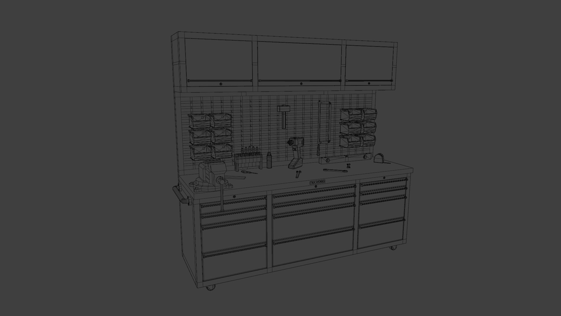 3D Workbench Model - TurboSquid 2220316