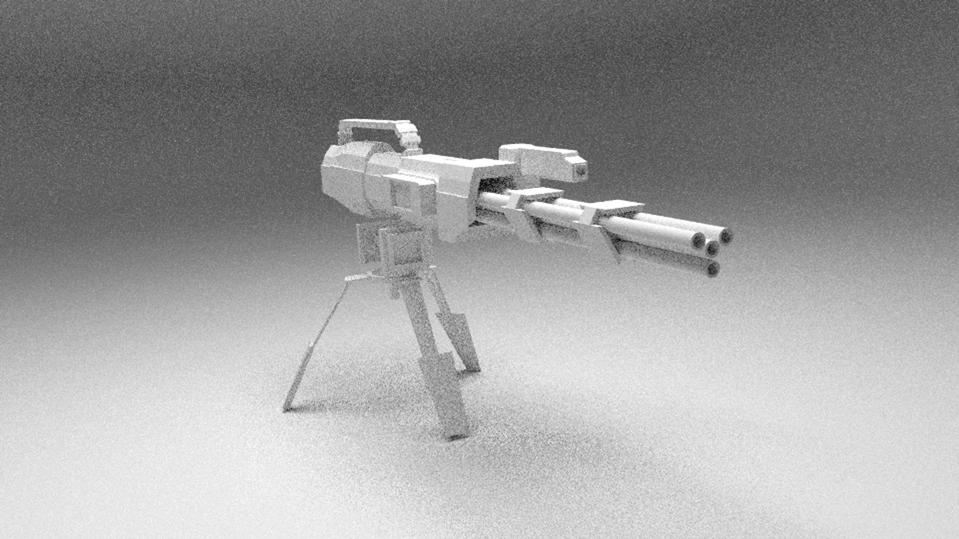 3d Model Sentry Gun