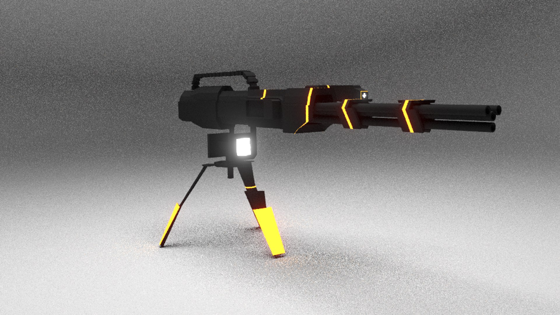 3d Model Sentry Gun