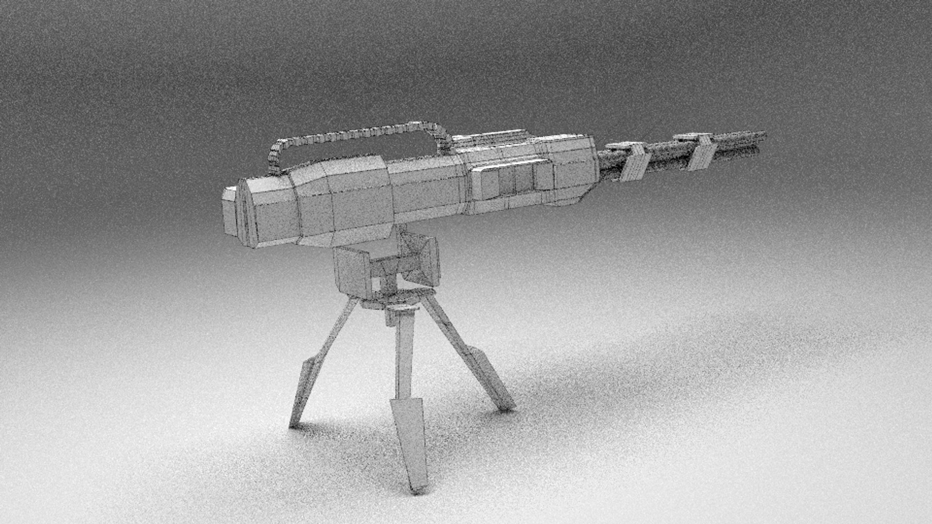 3d Model Sentry Gun