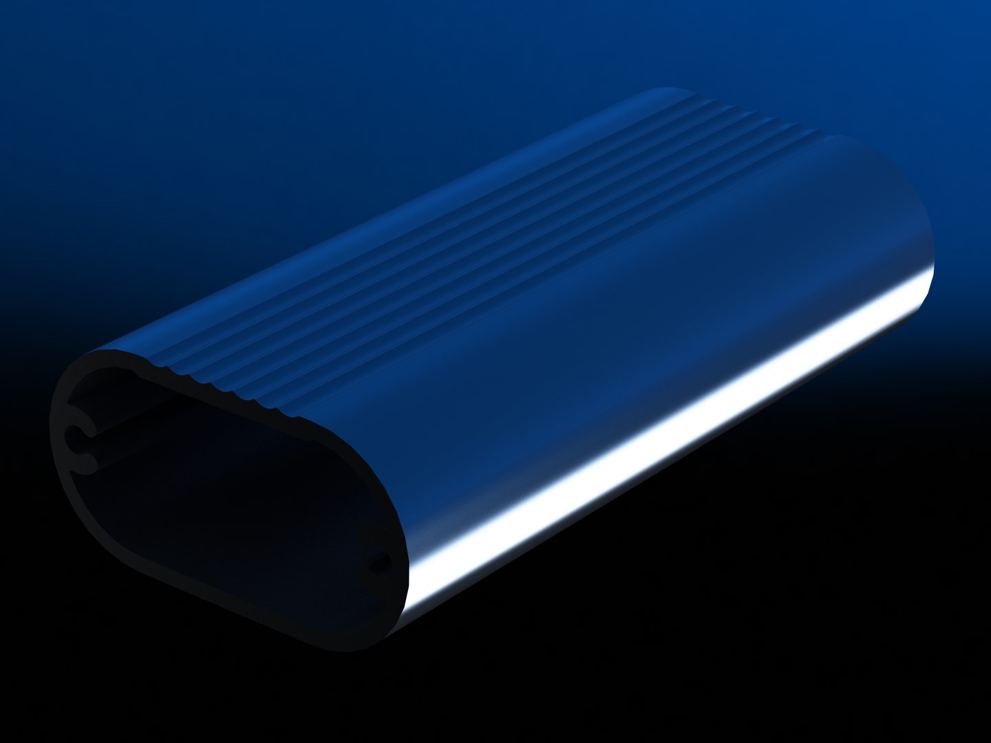 3D model Aluminum Extruded Oval Pipe Footrest - TurboSquid 2176336