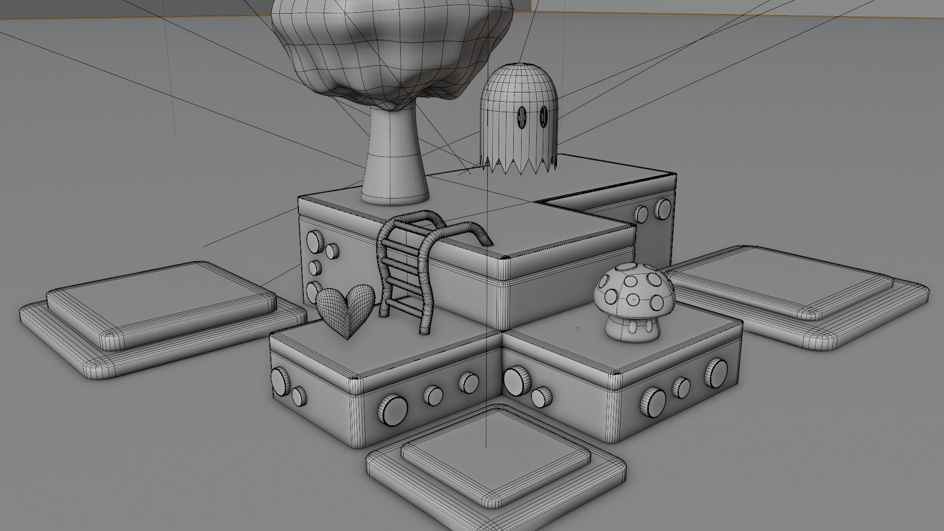 Mario 3d Stage 3D Model - TurboSquid 2240187