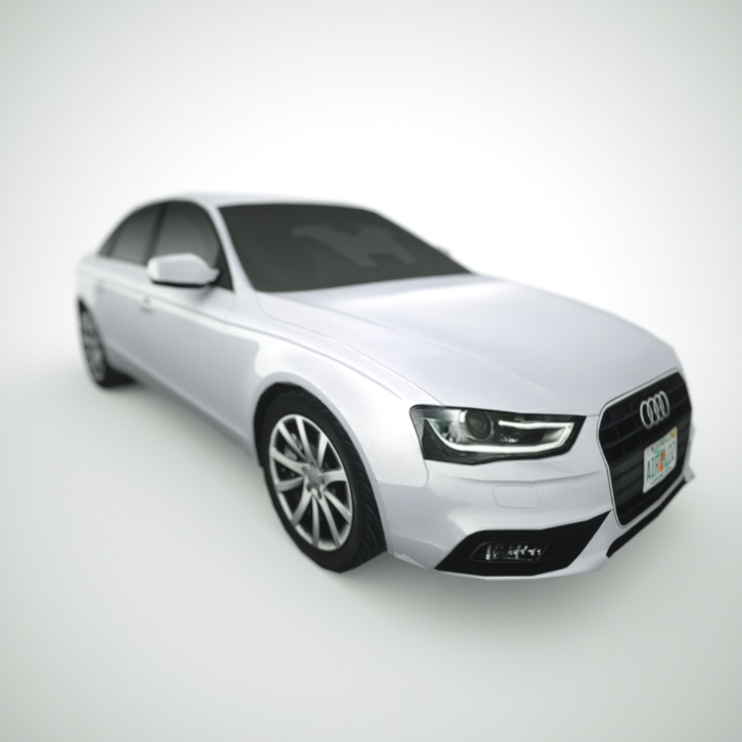 Multi Colored 2013 Audi A4 Model - TurboSquid 1192636