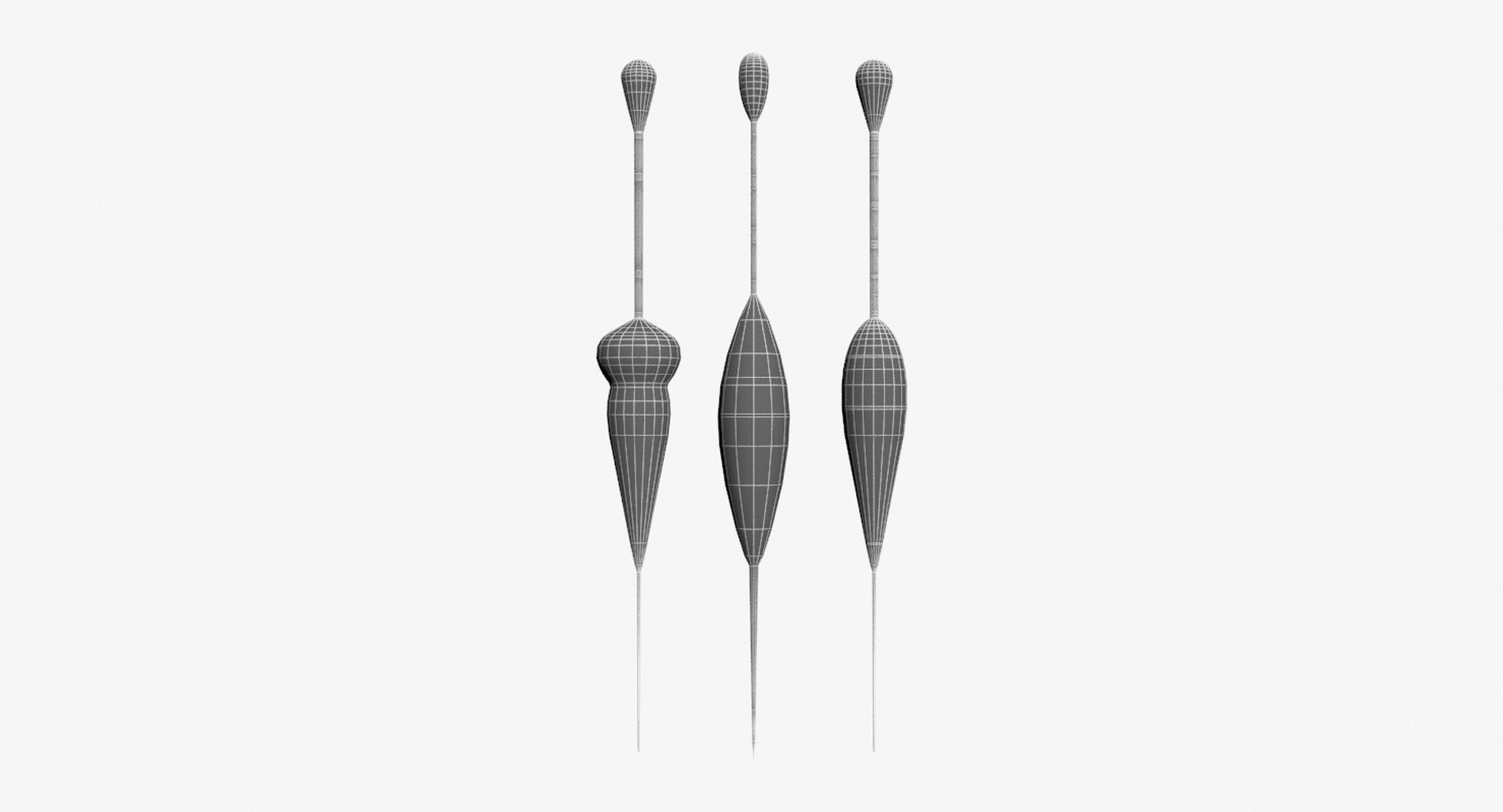 3 Fish Floats 3D - TurboSquid 1319841