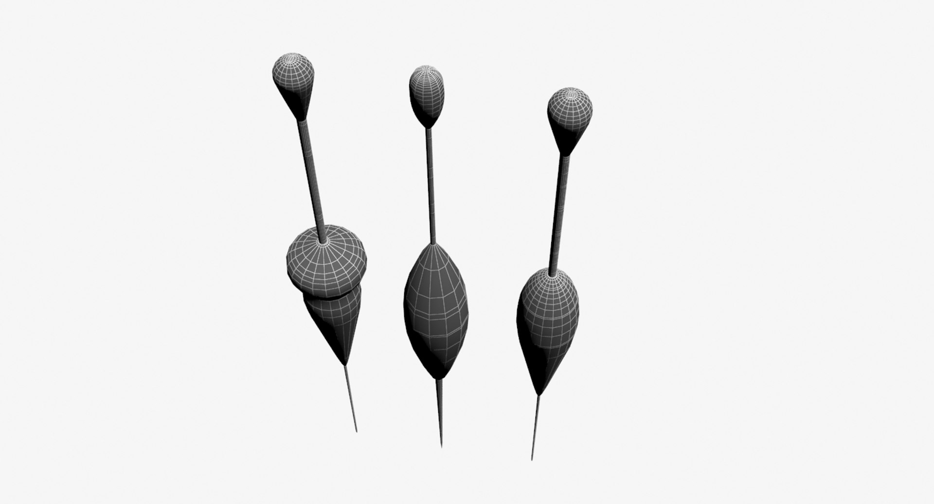 3 Fish Floats 3D - TurboSquid 1319841