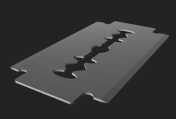 modelo 3d razorblade.3DS gratis - TurboSquid 413288