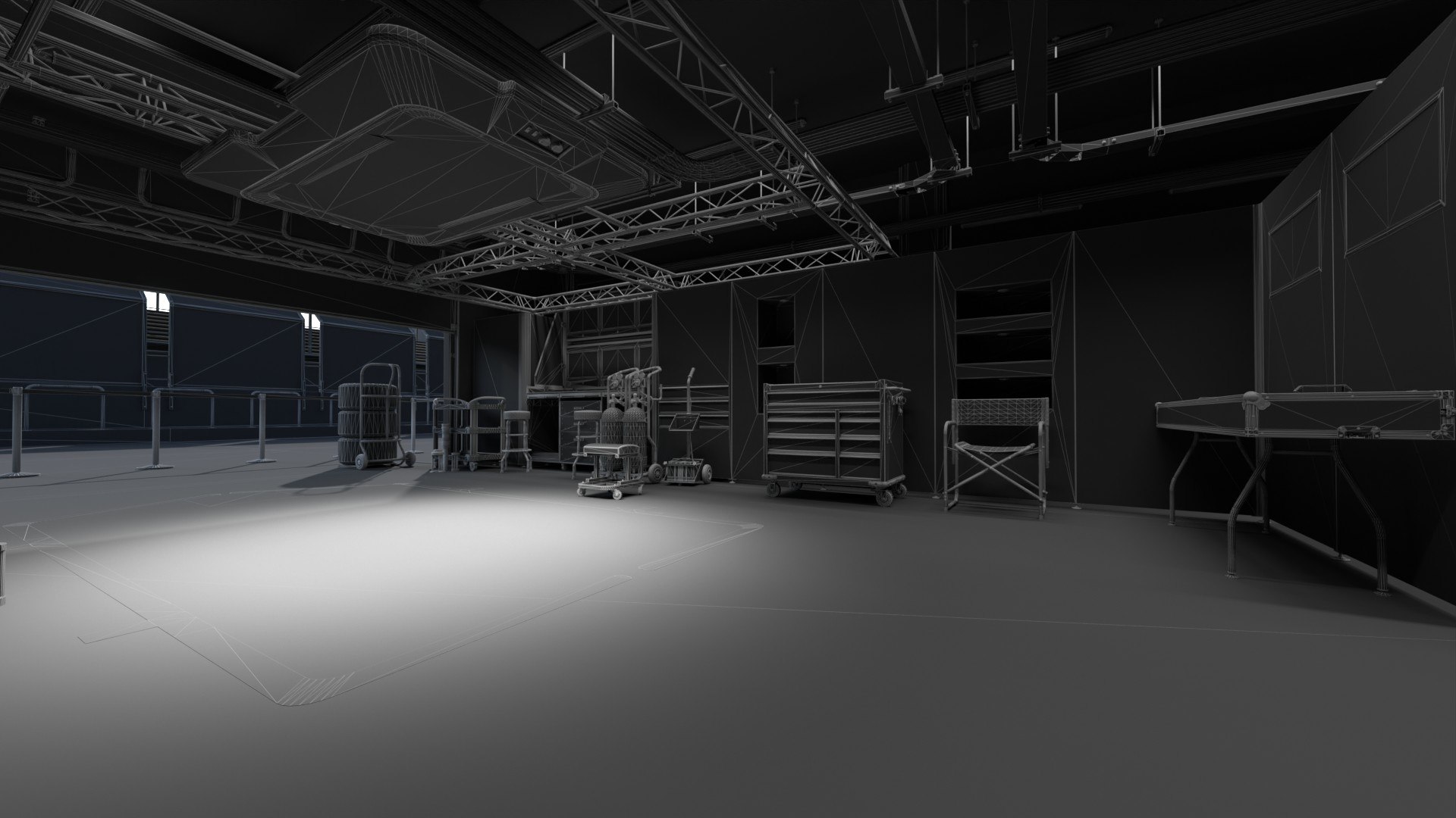 Racing Team Garage 2 Equipped 3D Model - TurboSquid 2275739