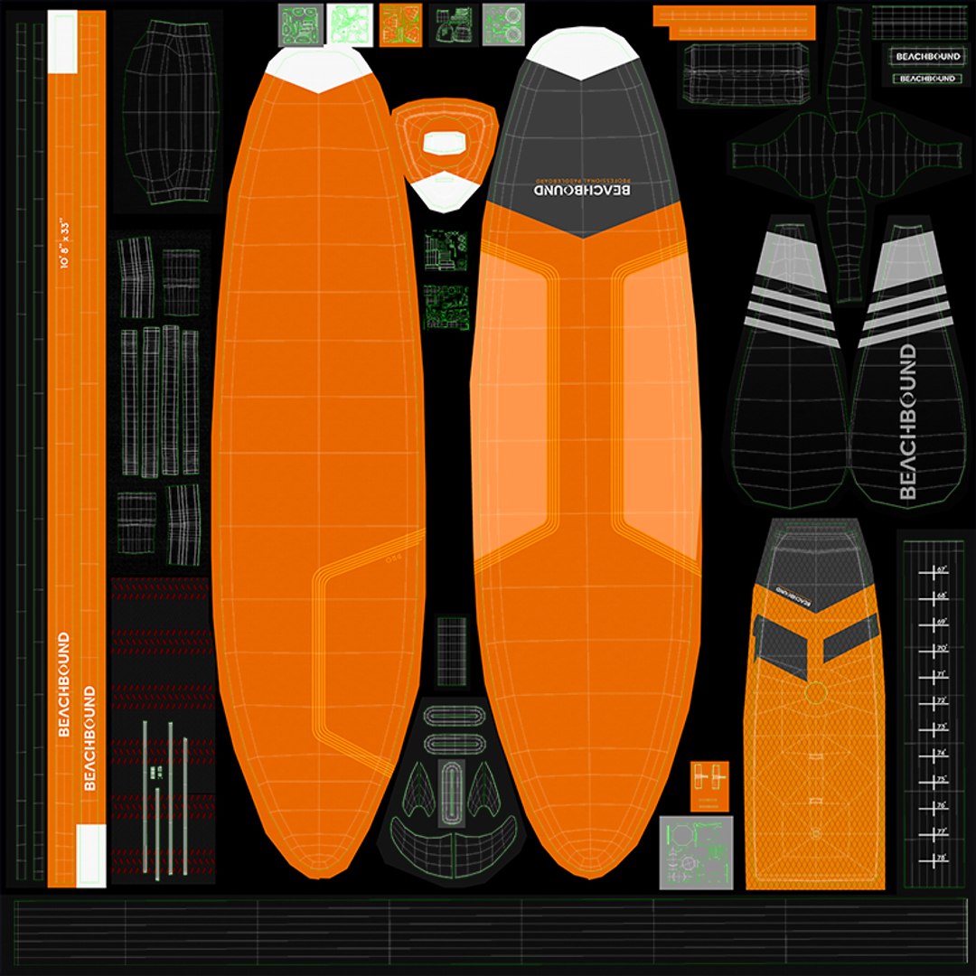 3D Model Female Paddleboarder Animated HQ - TurboSquid 2117752