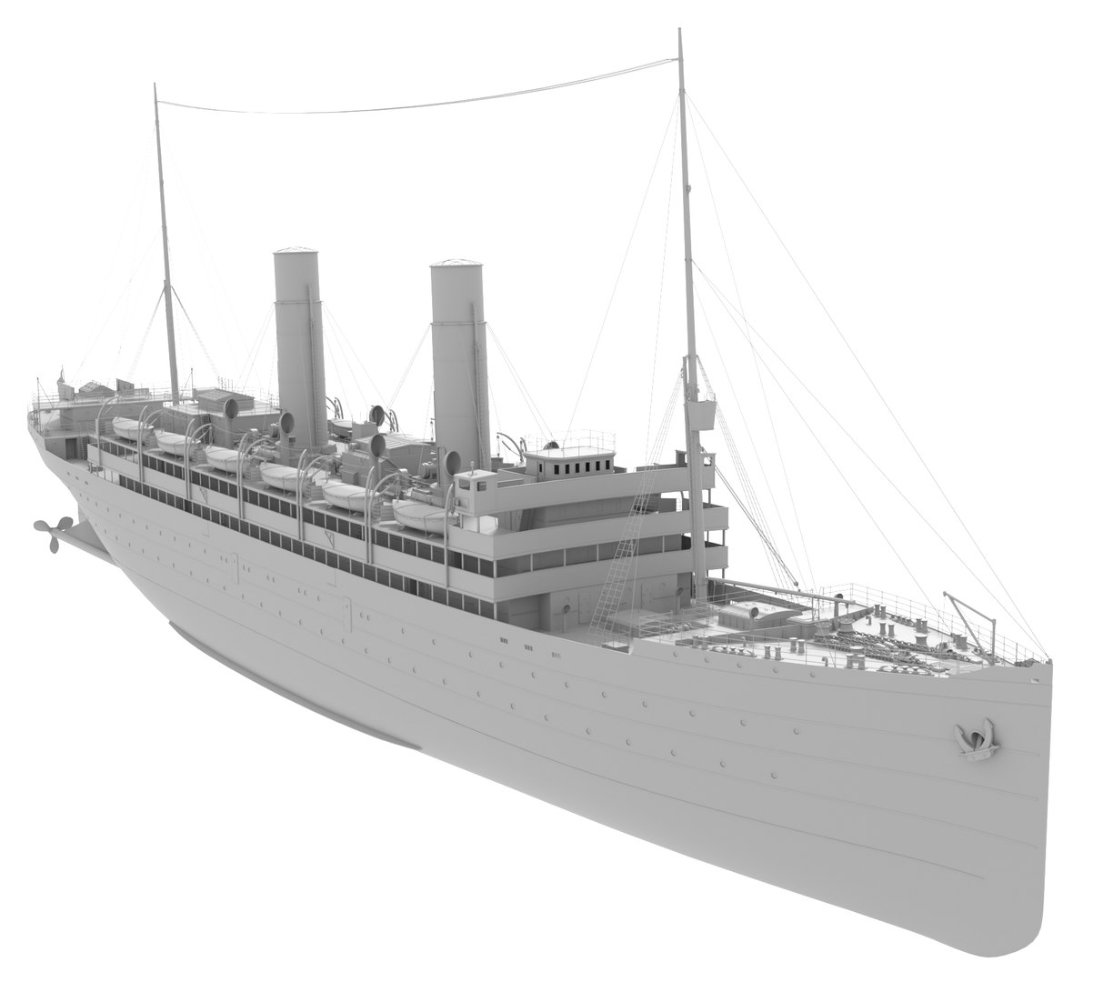Steam Liner Model - TurboSquid 2243547