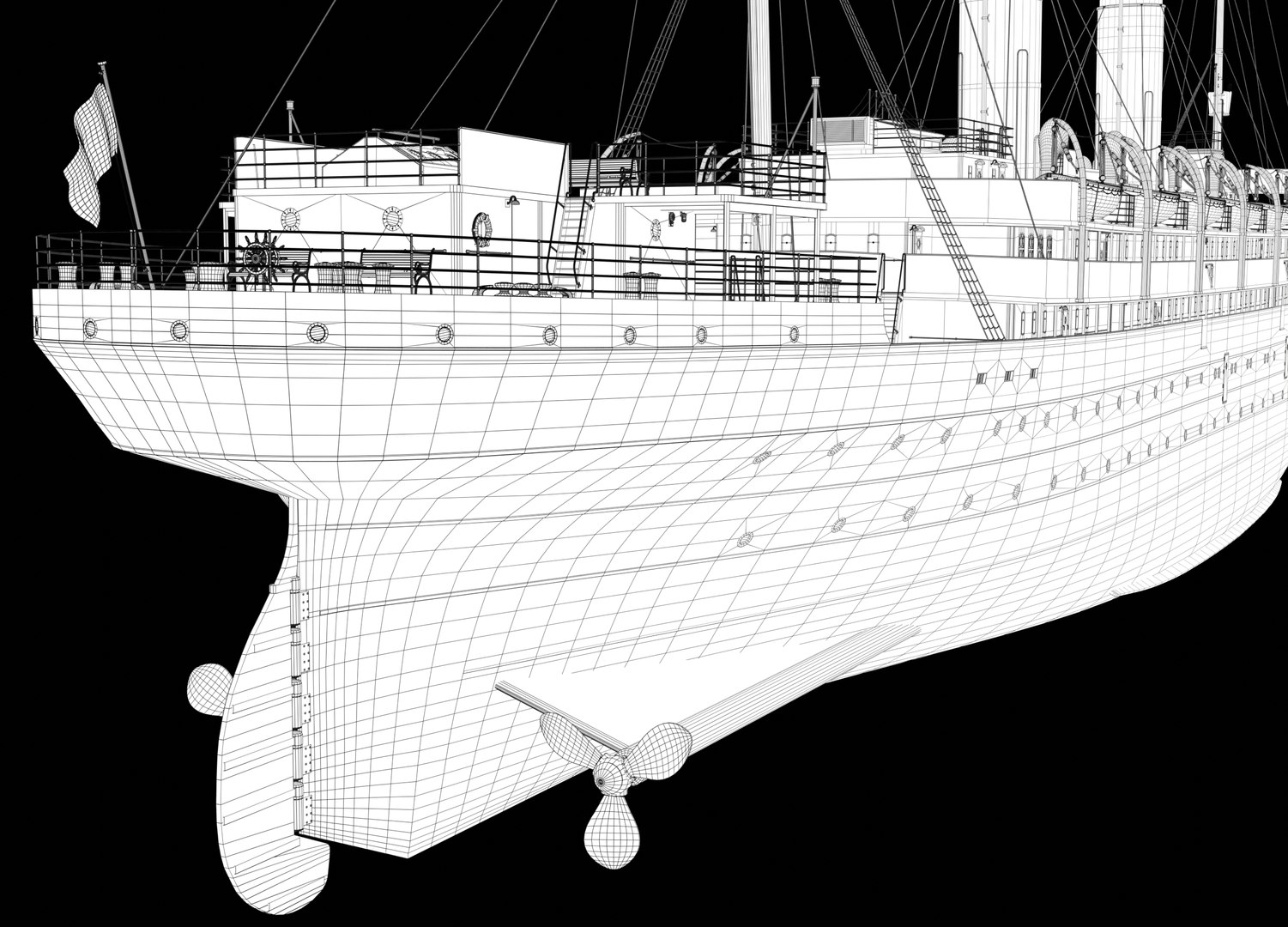 Steam Liner Model - TurboSquid 2243547