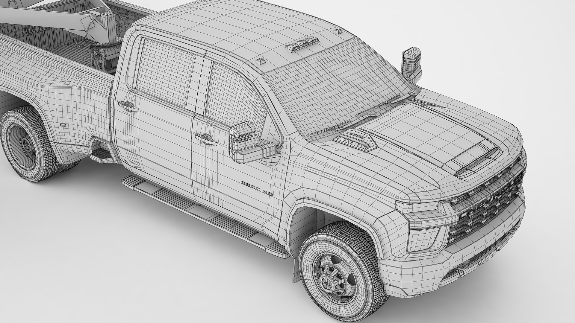 3D Chevrolet Silverado 3500 HD 2021 14 model - TurboSquid 1779414